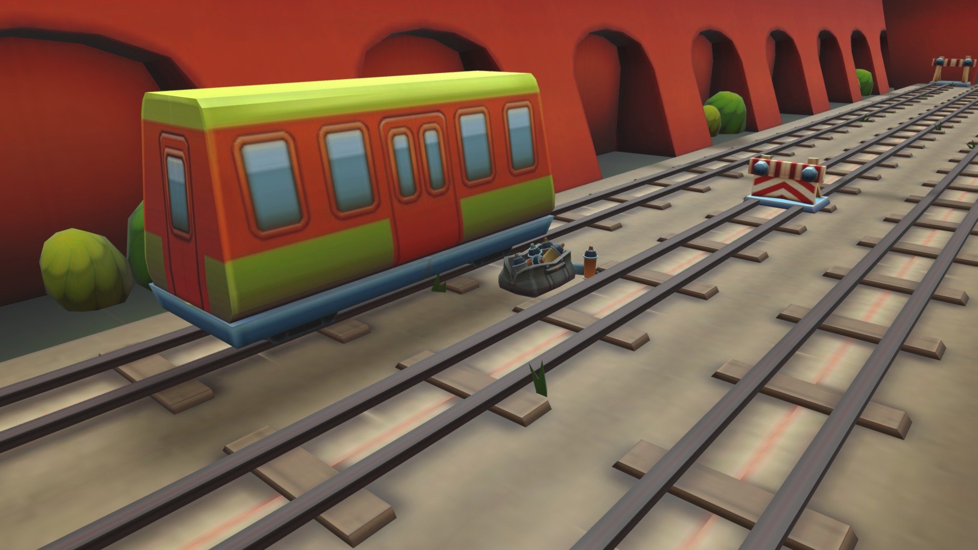subway surfers - Download Free 3D model by Low poly models ...