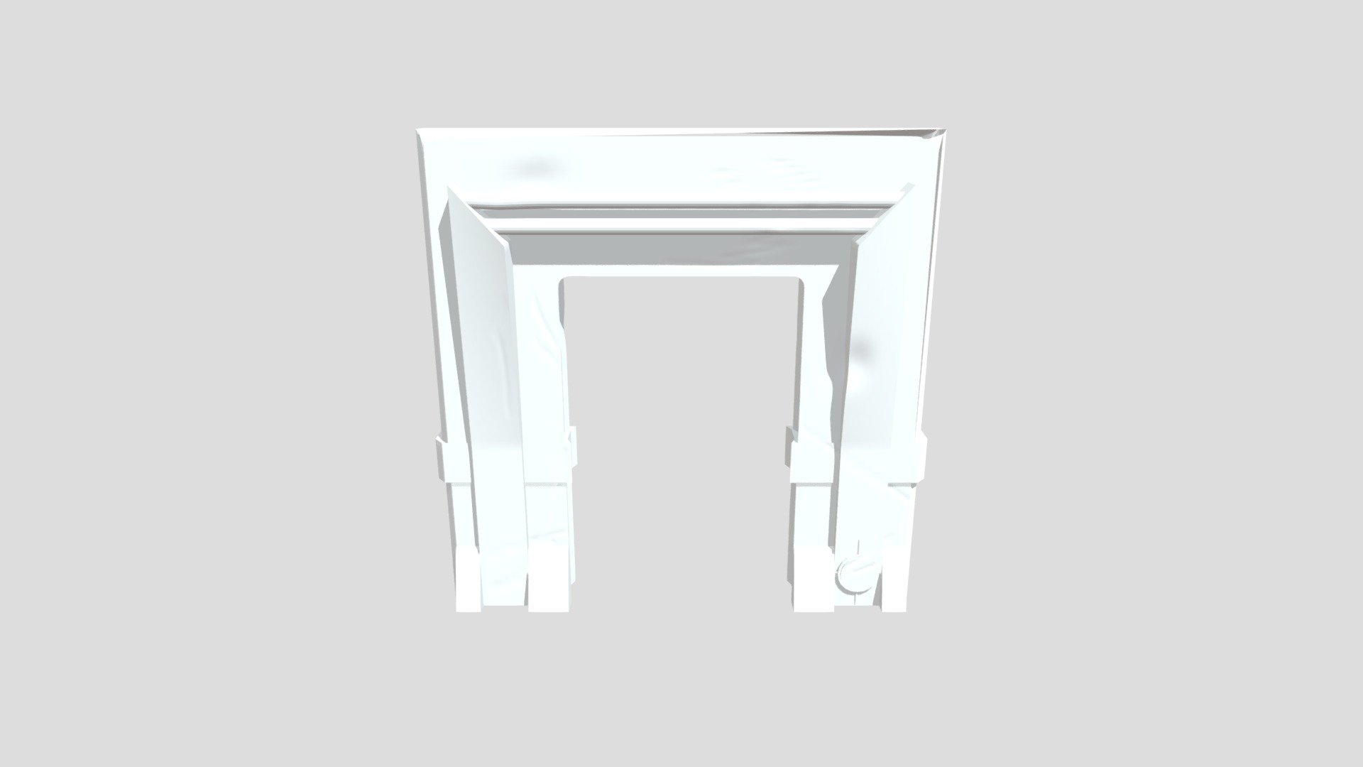 High_ Door Frame Real - 3D model by DinkyAnisis [e4dc28a] - Sketchfab