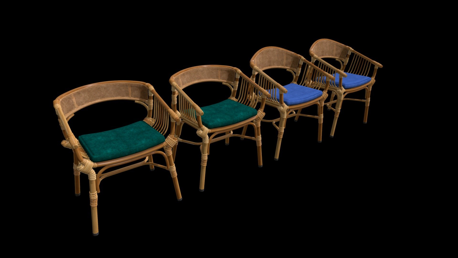 Rattan Chair 1 - Download Free 3D model by sribimo.el [e4dc852] - Sketchfab