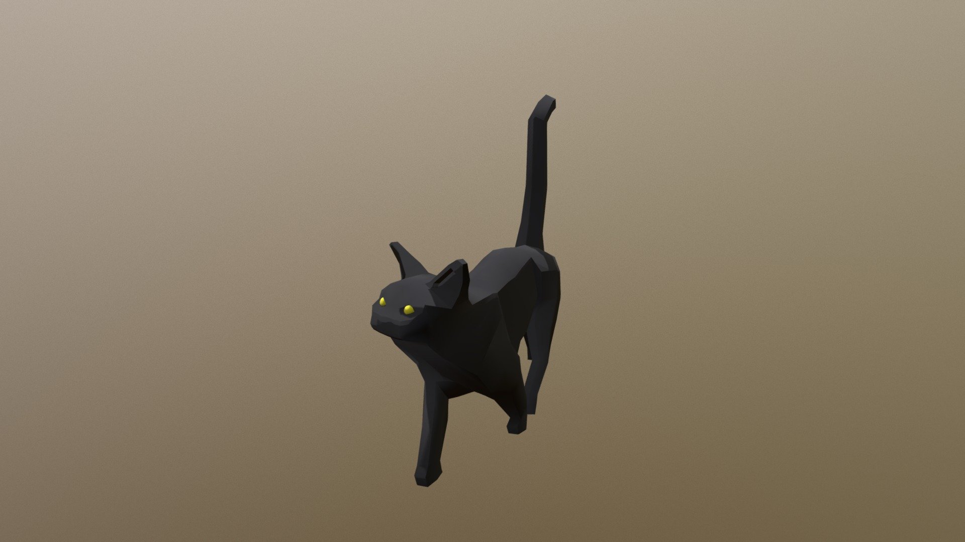 Black Cat - 3D model by Gato_socora (@Denpaya_kobo) [e4e1480] - Sketchfab
