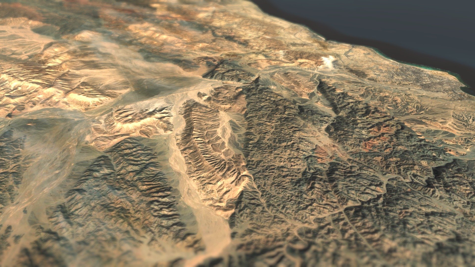 NEOM and the Red Sea Saudi Arabia - n26 e034 - Buy Royalty Free 3D ...