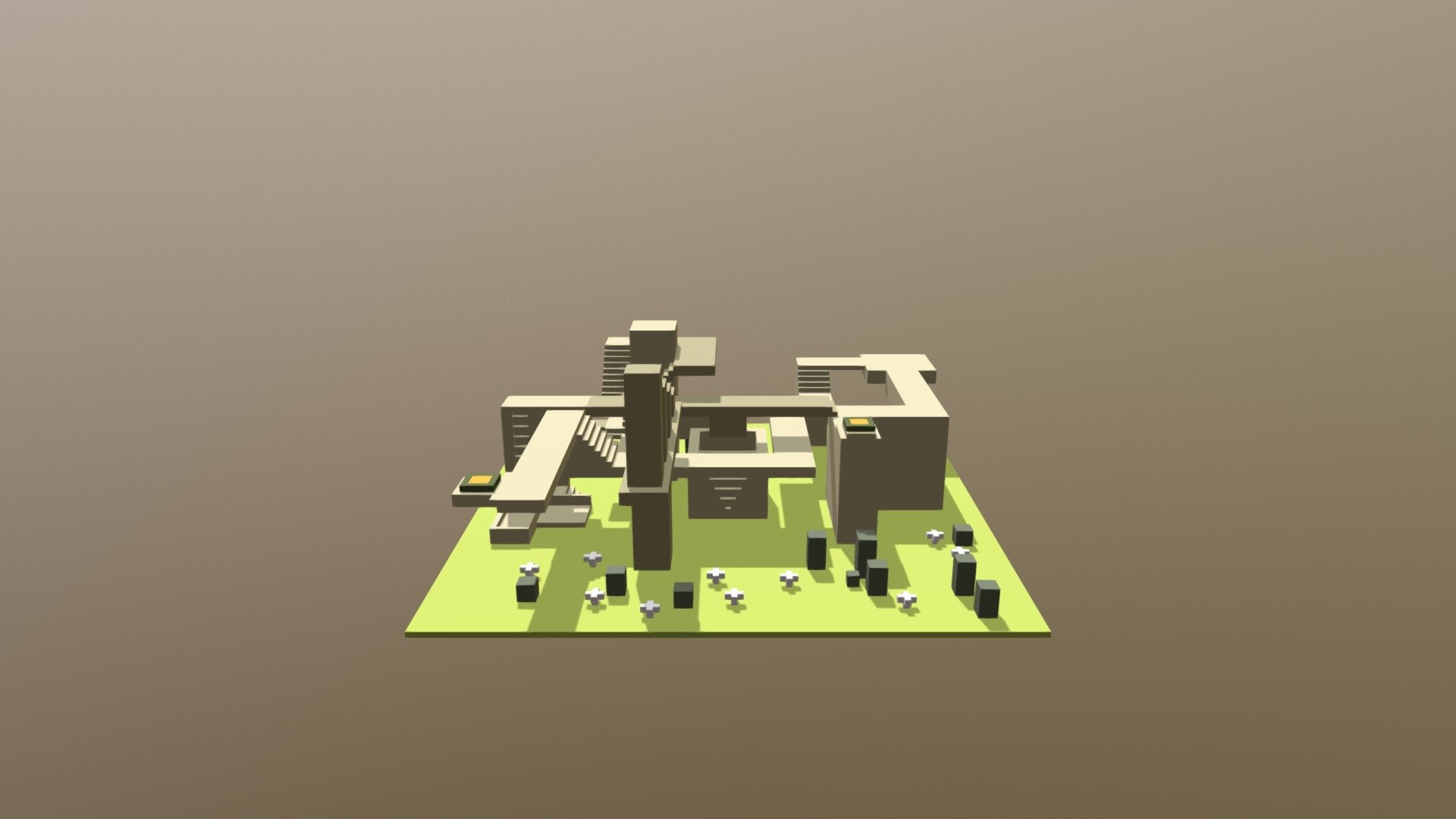 Game Stage - 3D model by playbilly358 [e4e44a1] - Sketchfab
