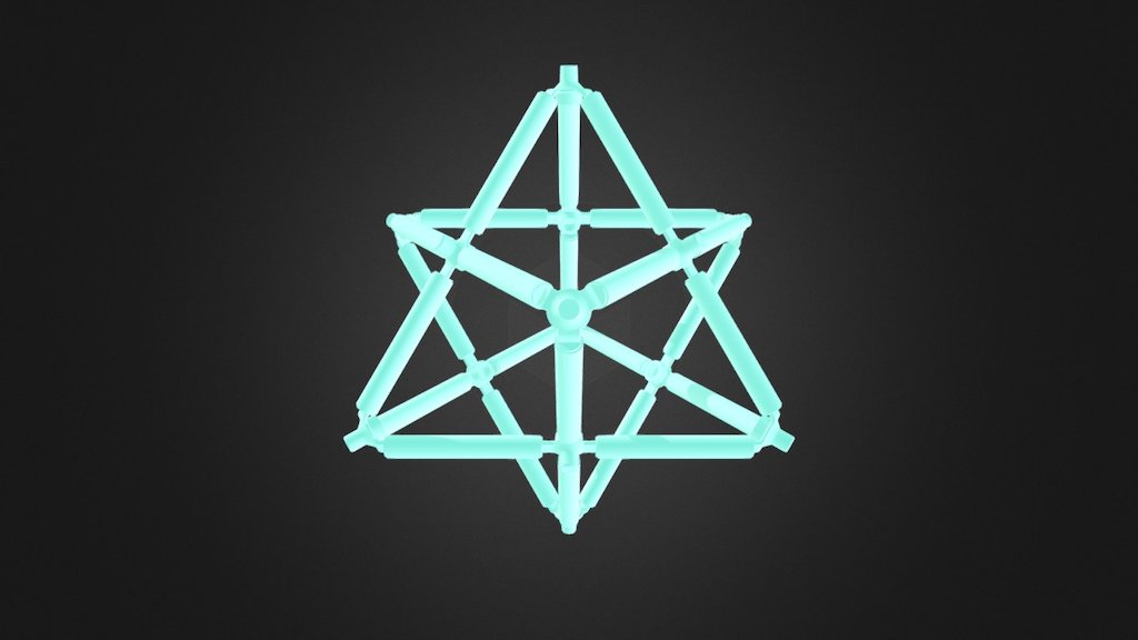 Star Tetrahedron (Dual) - 3D model by AstroLogix [e4e6b2c] - Sketchfab