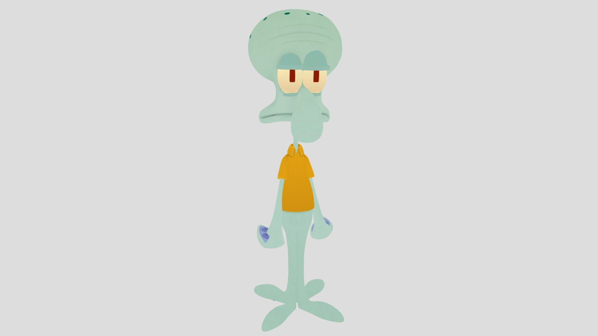 Bfbbr-Squidward - Download Free 3D model by SMF Features Developed From ...