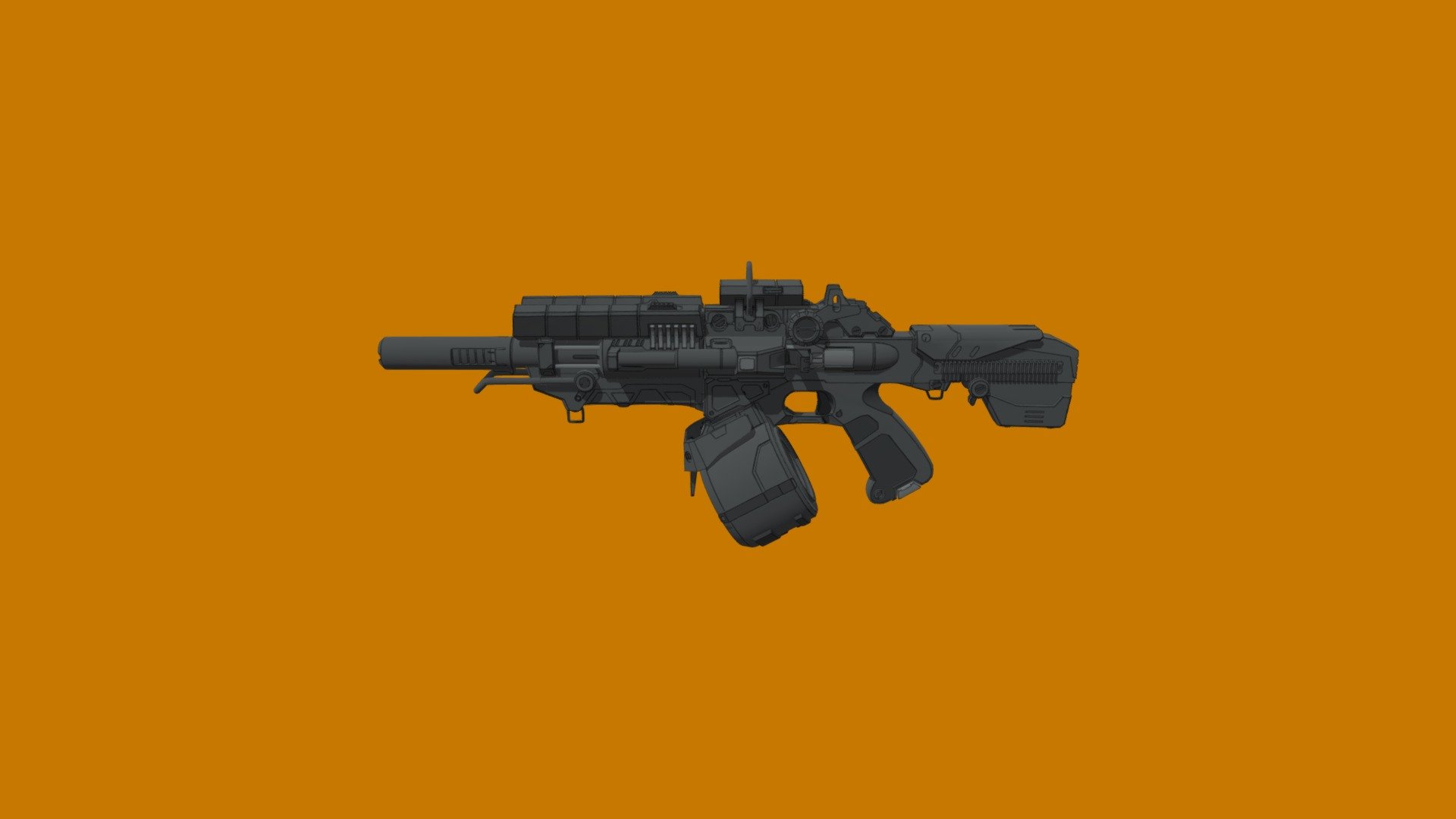 WEAP - Assault Rifle - 3D model by 3Decai (@JP289) [e4e88c4] - Sketchfab