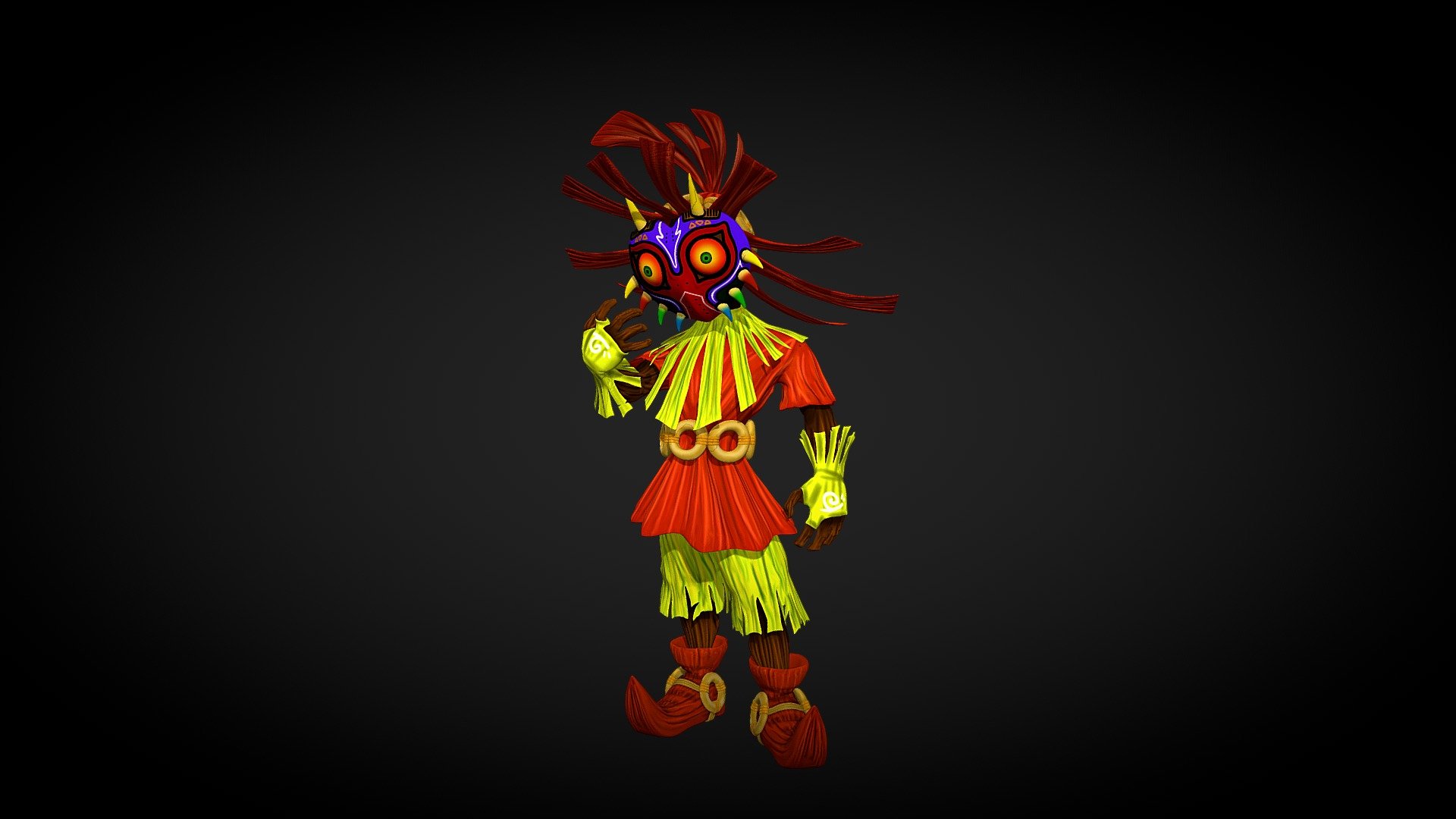 The Legend of Zelda: Majora's Mask - Skull Kid - 3D model by marco ...