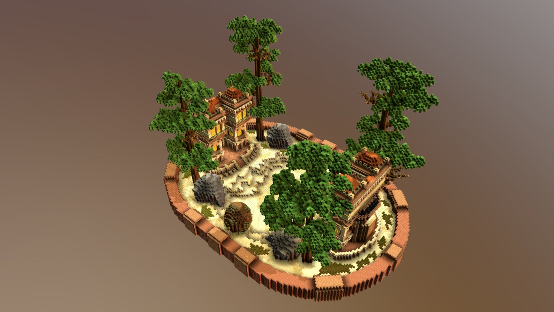 Practice Arena / Tropical Theme - Download Free 3D model by ...