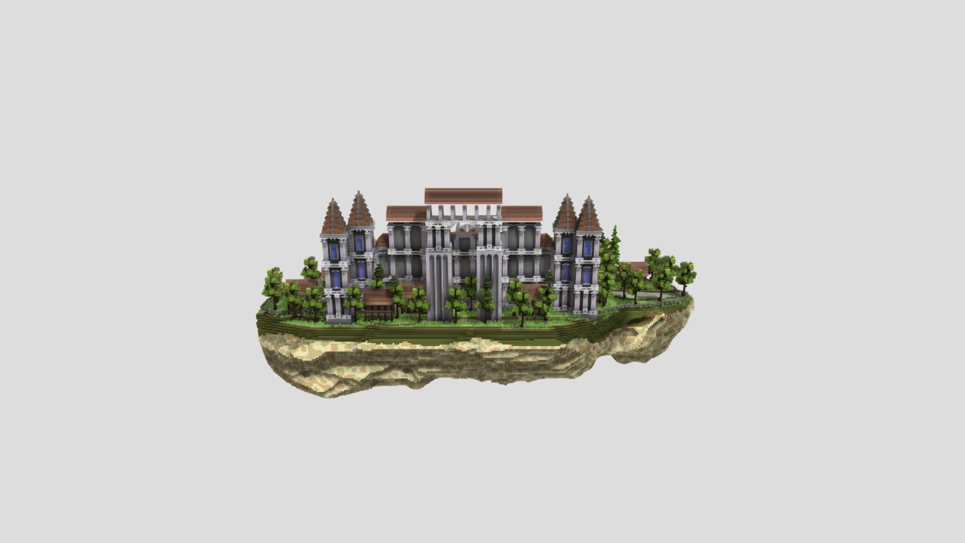 Stone Skyblock Spawn - 3D model by Senior Studios (@seniorstudios ...