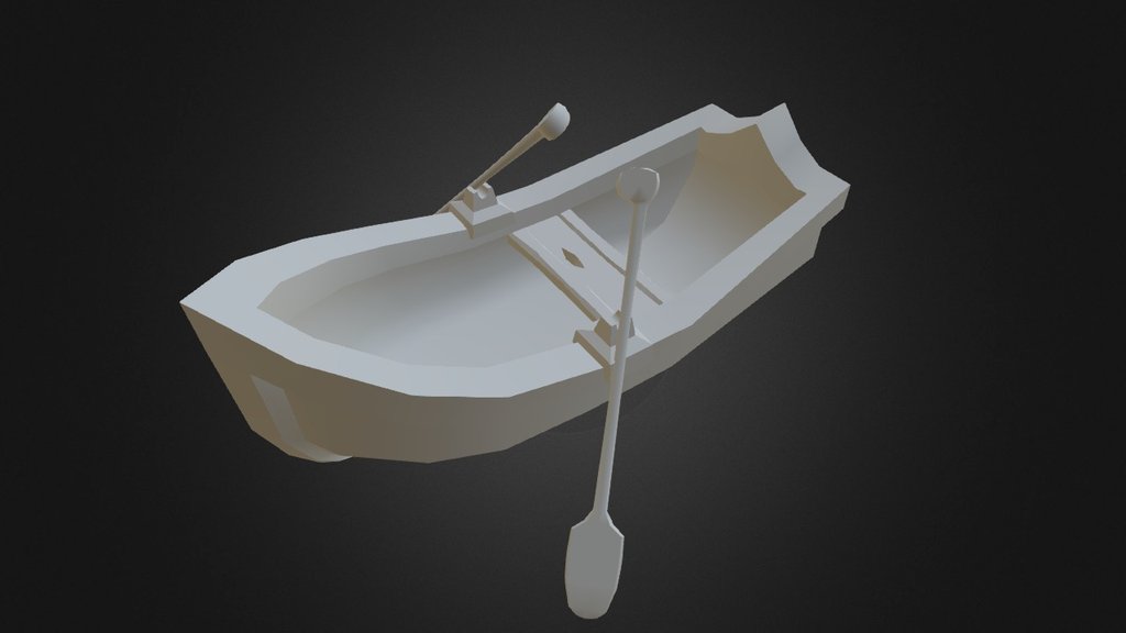 Rowboat - 3D model by Graham (@graham3d) [e4e9e66] - Sketchfab
