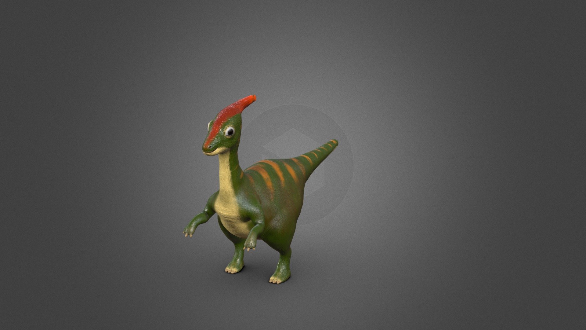 Parasaur - 3D model by Pond.Punjaphol [e4ea597] - Sketchfab