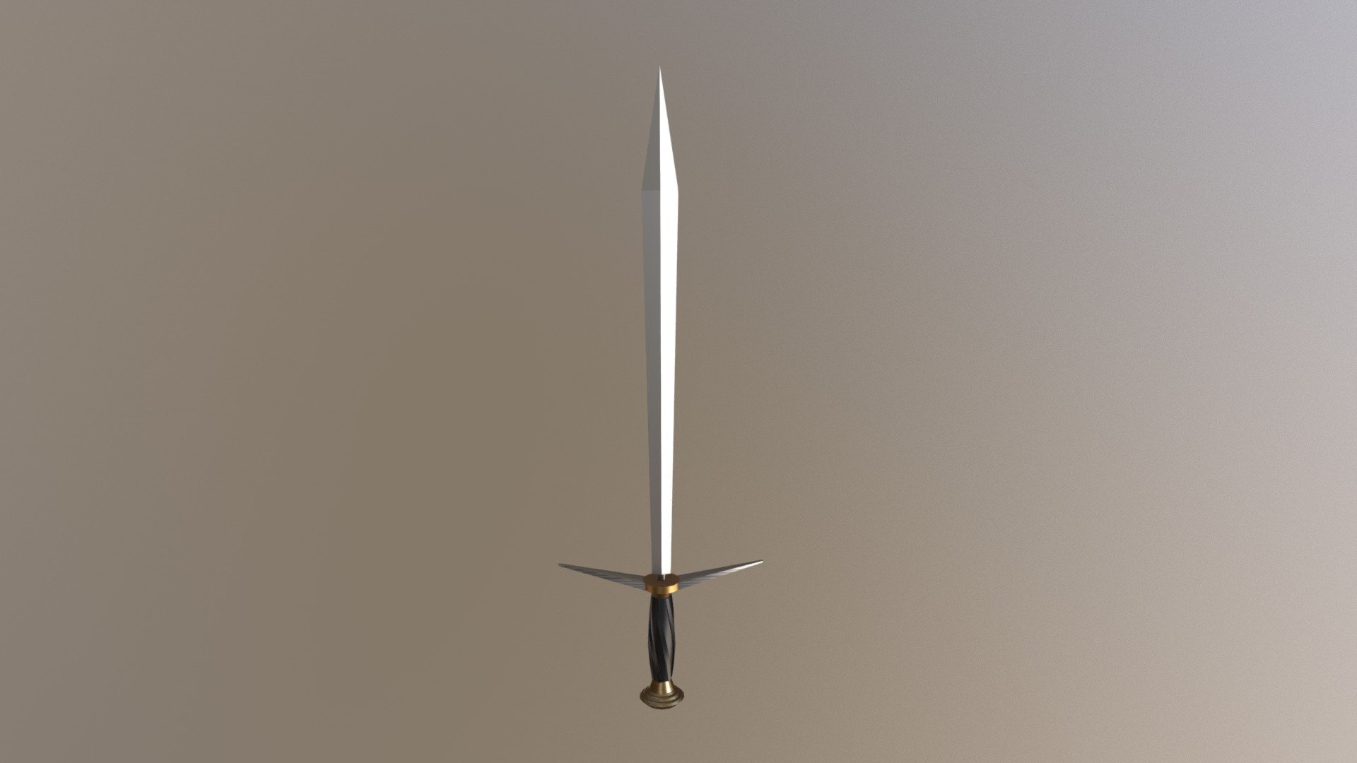 Simple Sword - 3D model by ruu007 [e4eb348] - Sketchfab