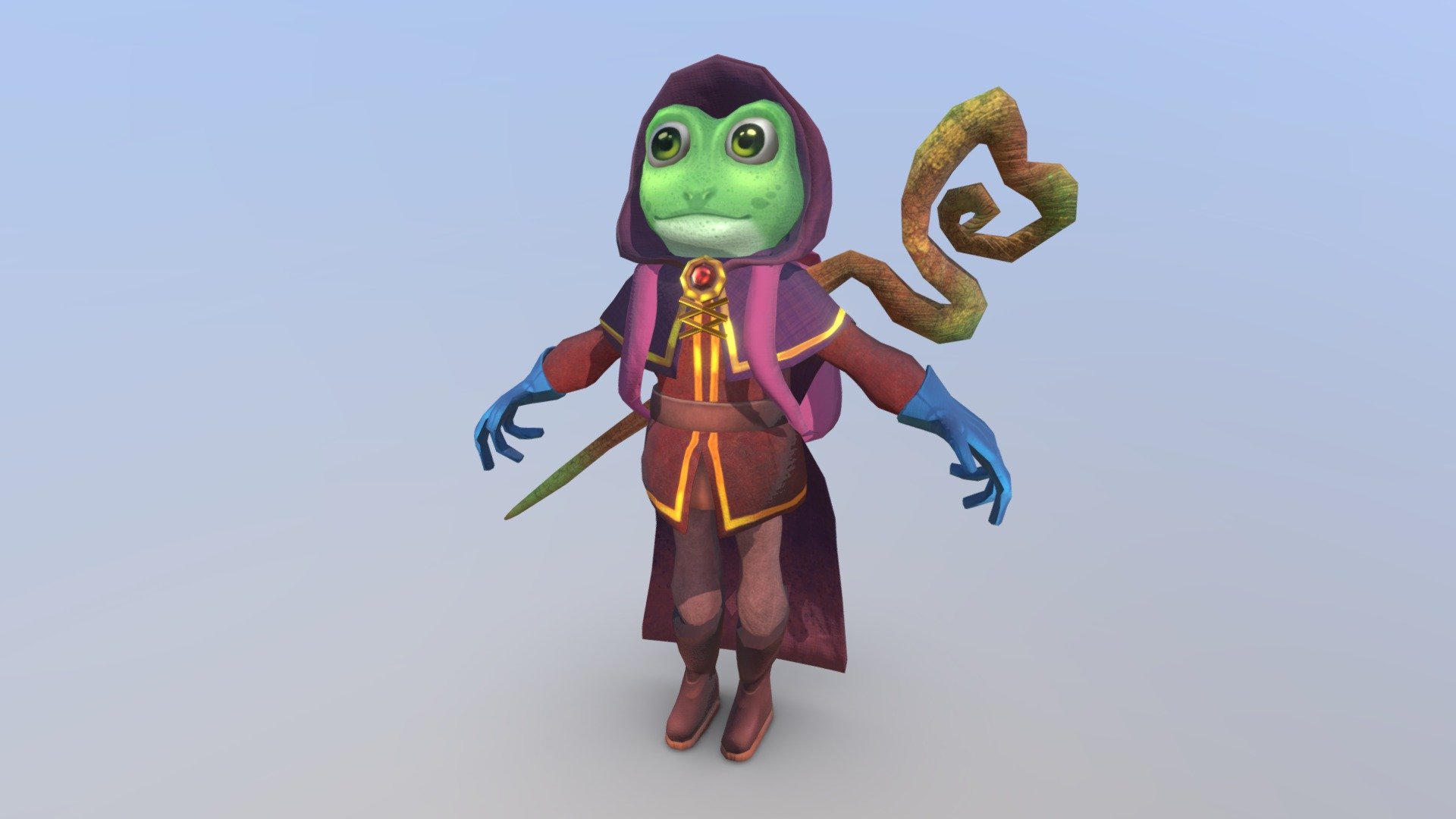 Model of a toad wizard - Download Free 3D model by NaStazzy [e4eb97a ...