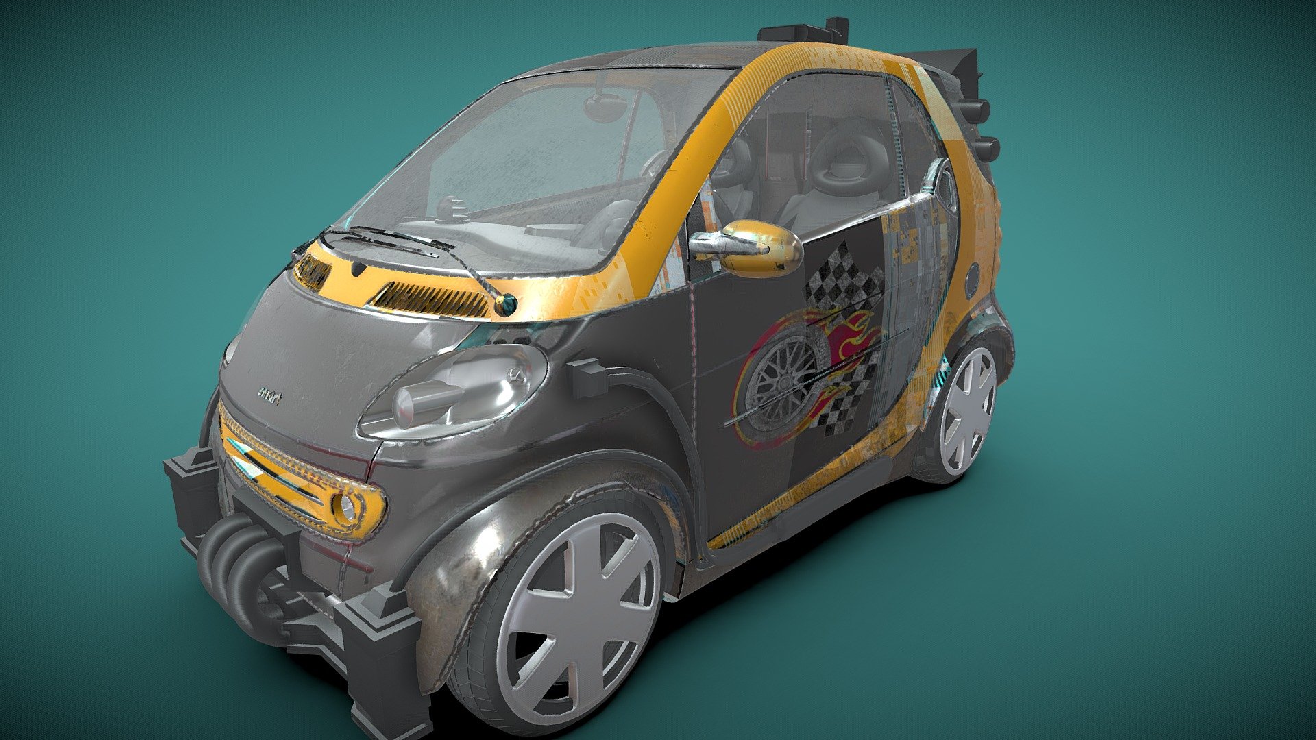 Supper -Car - 3D model by Jamshidbek [e4ec99c] - Sketchfab