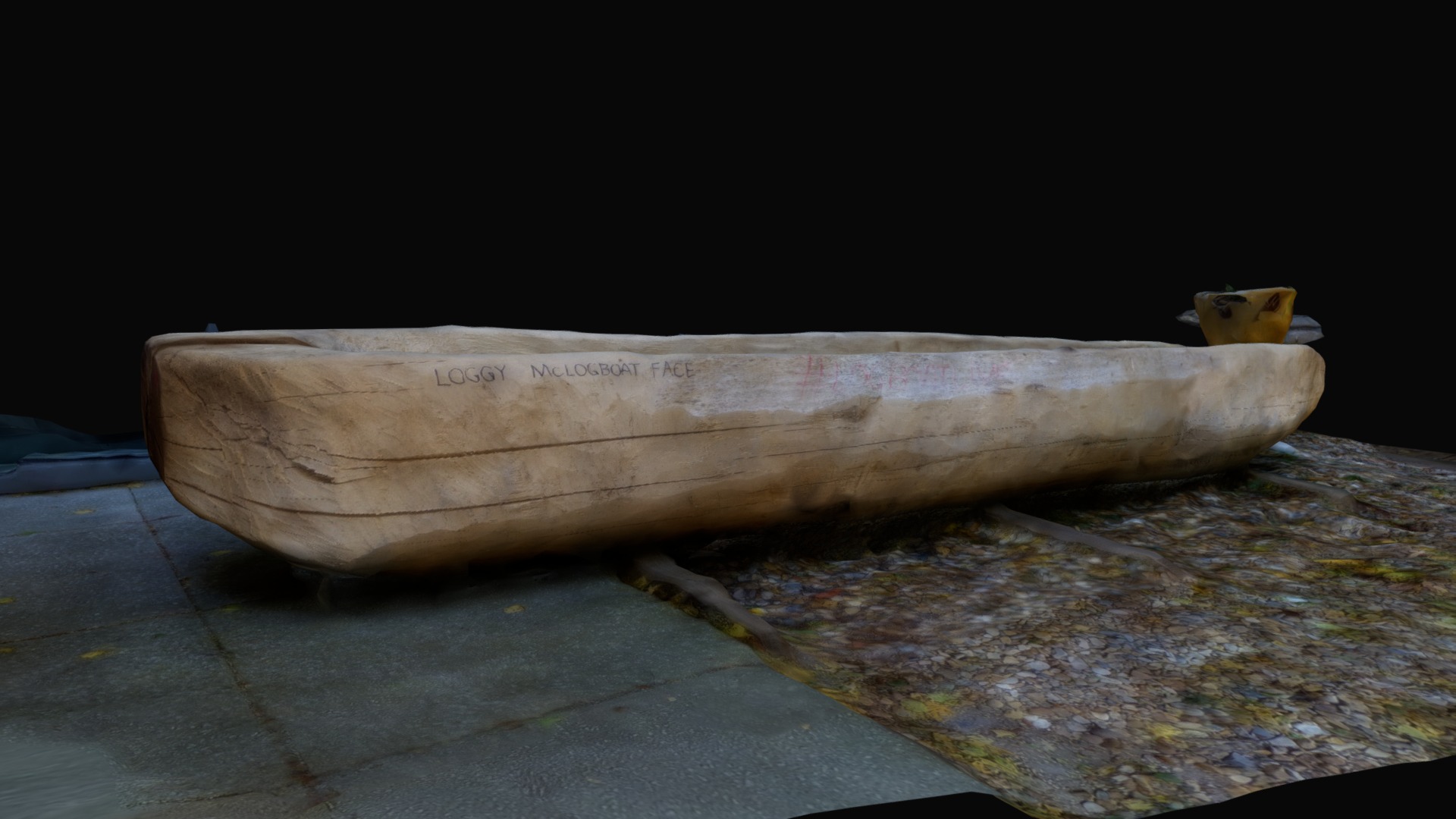 CMA18 Test Logboat OBJ - 3D model by msdsmarine [e4ee16c] - Sketchfab