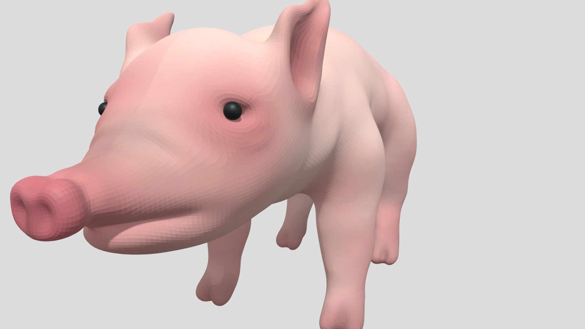 piggie - 3D model by R0bot [e4ef305] - Sketchfab
