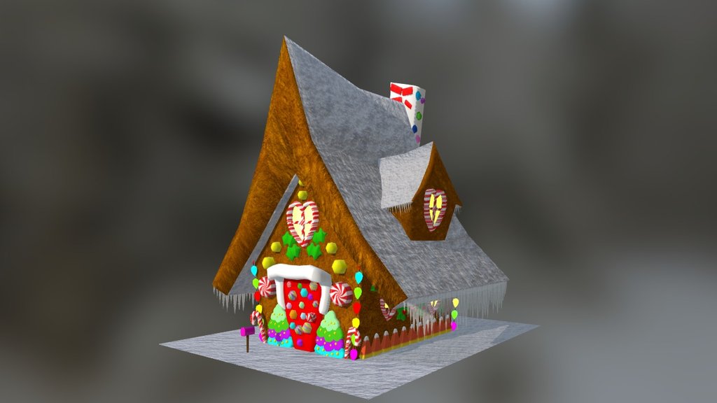 Elf House - 3D model by candyquach [e4ef369] - Sketchfab