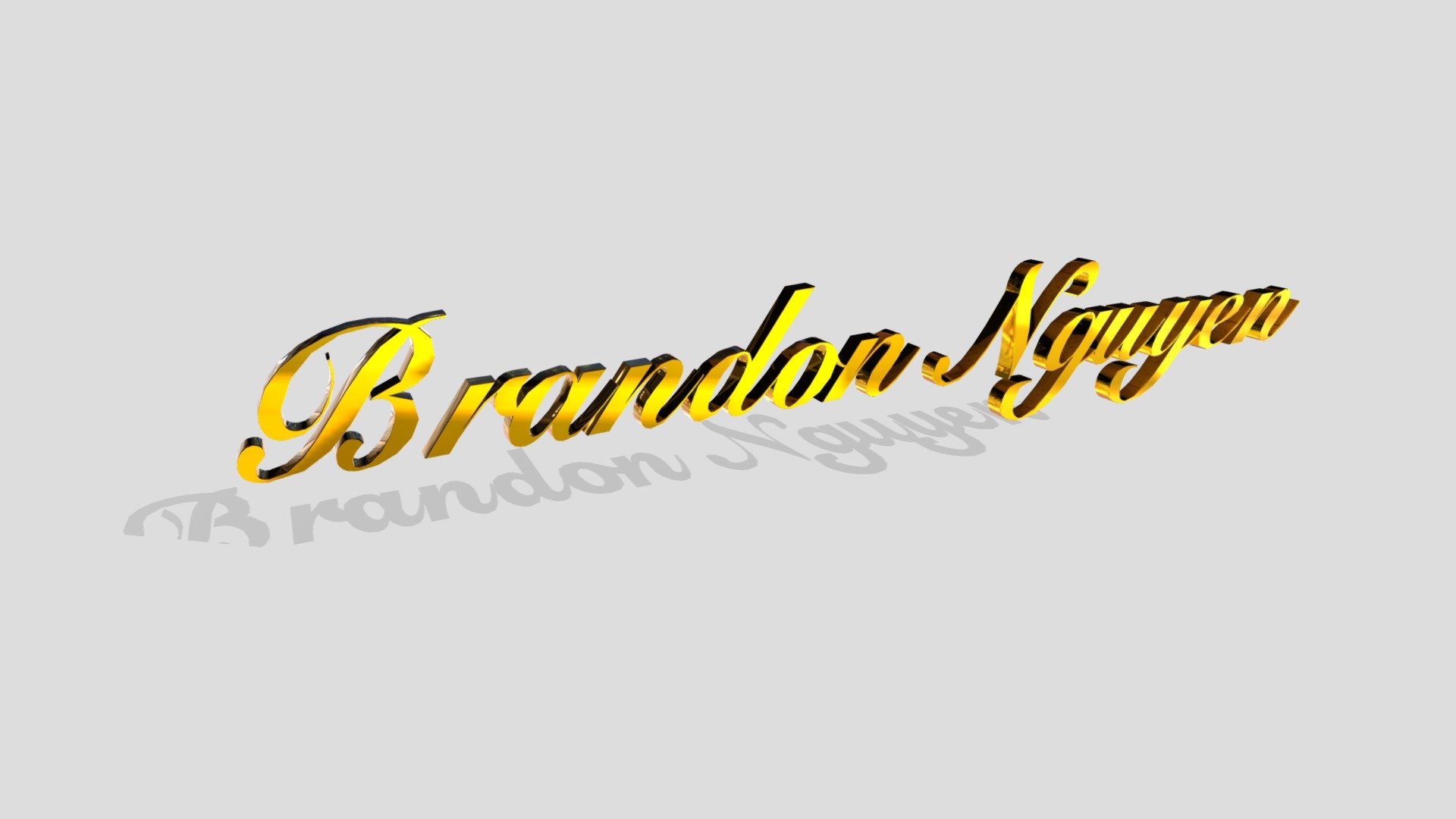 Signature - Download Free 3D model by Brandon Nguyen (@lrbn86) [e4efe11 ...