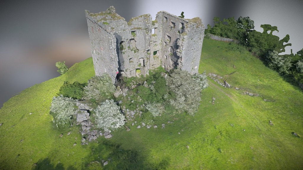Arnside Tower, Cumbria - June 2017 - 3D model by drone your ...