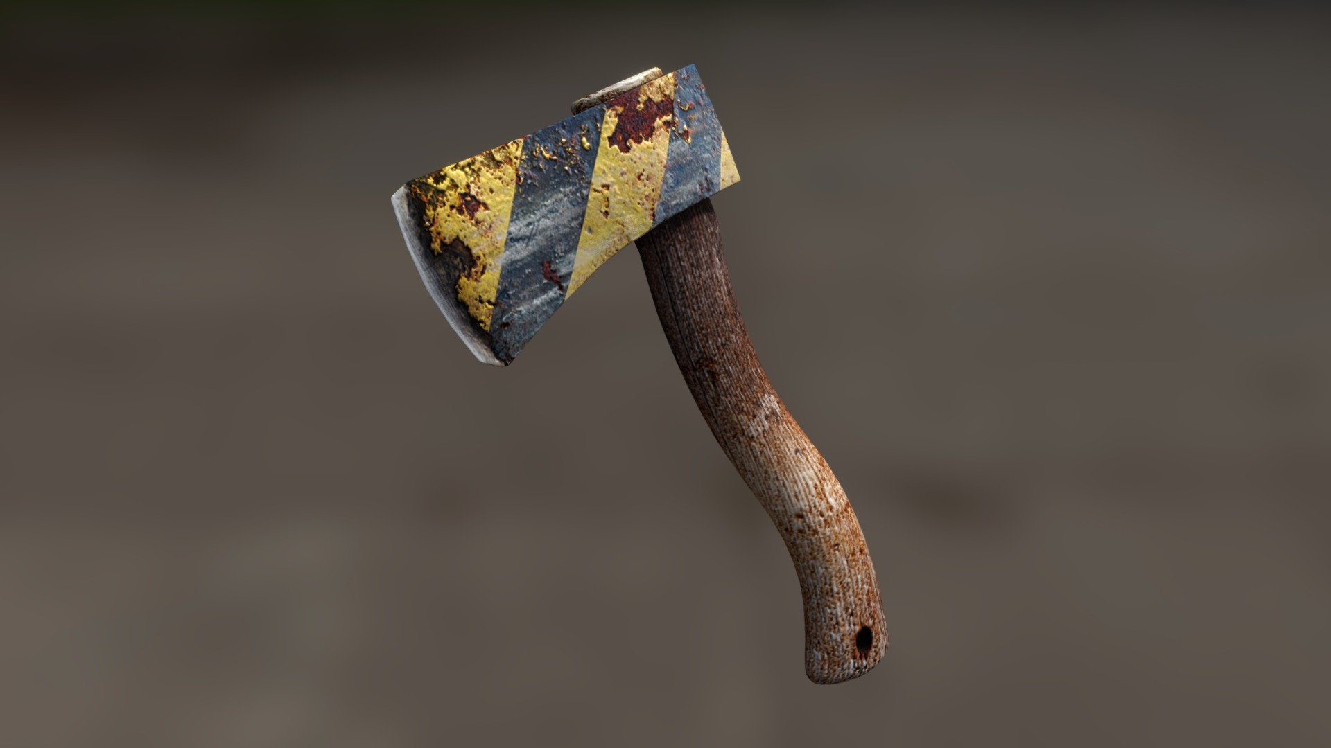 RUST Skin - Hazard Hatchet - 3D model by Aizen McQuaid (@aixmyu ...