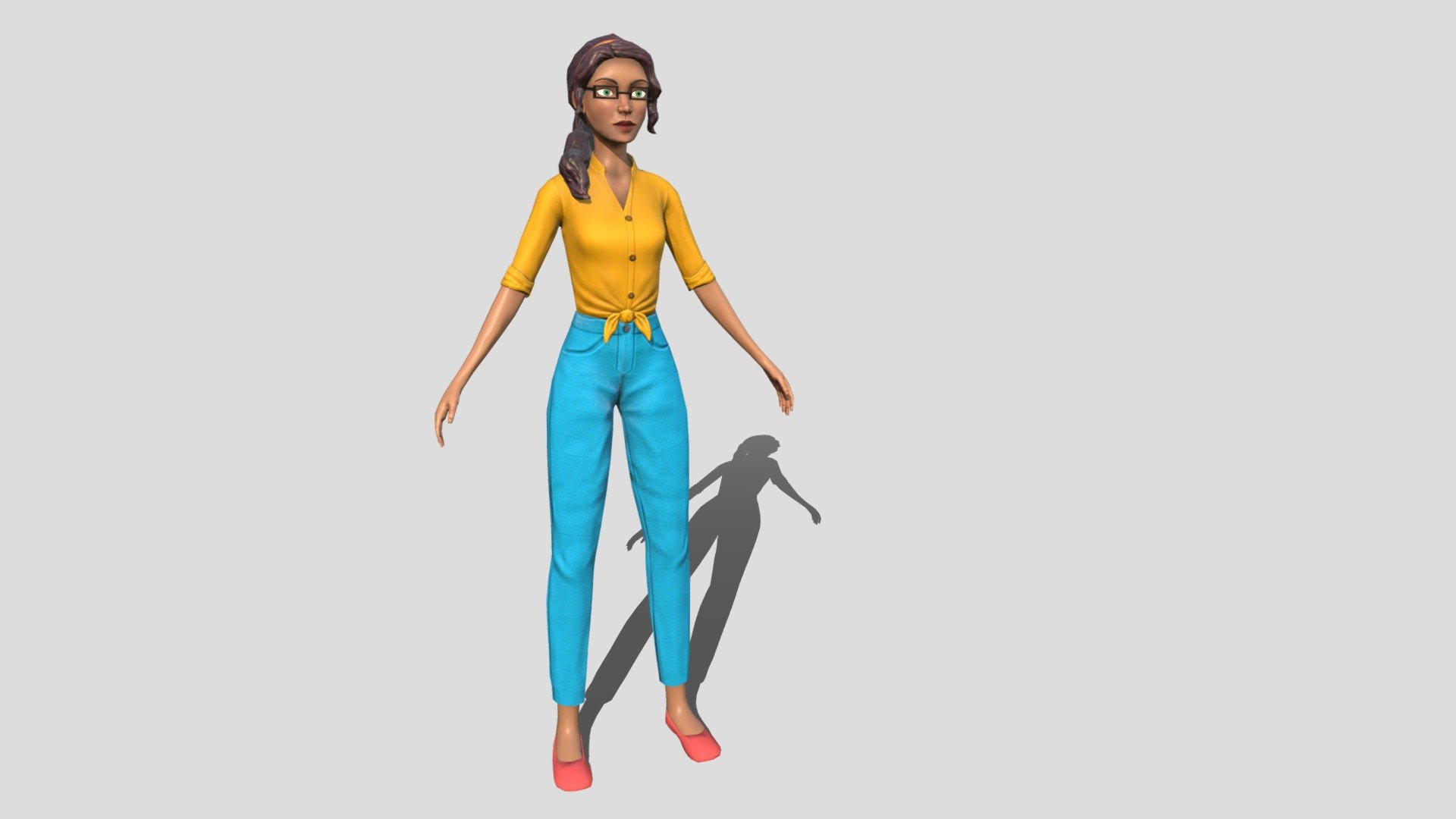 Girl - 3D model by Selena_D [e4f2142] - Sketchfab