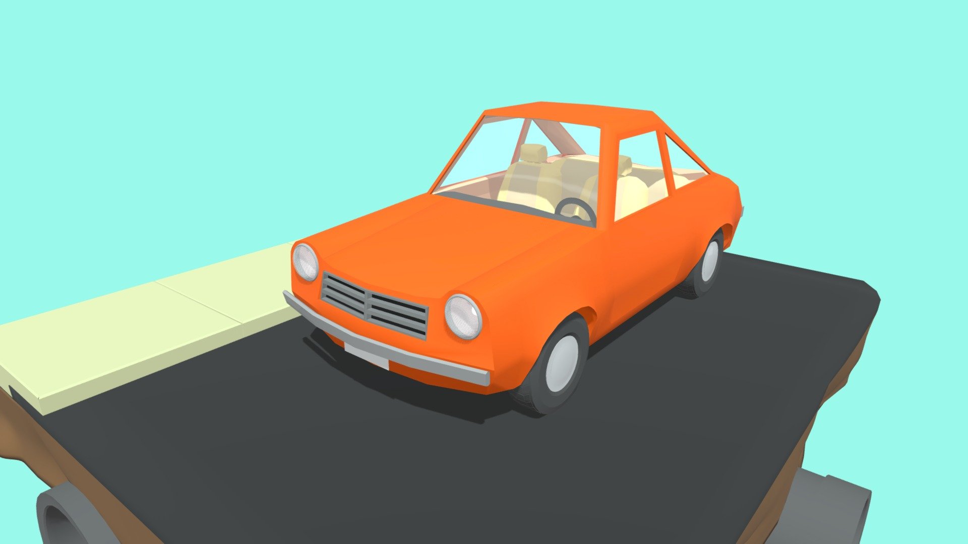 cartoon CAR - Download Free 3D model by king1of1kings [e4f2f09] - Sketchfab