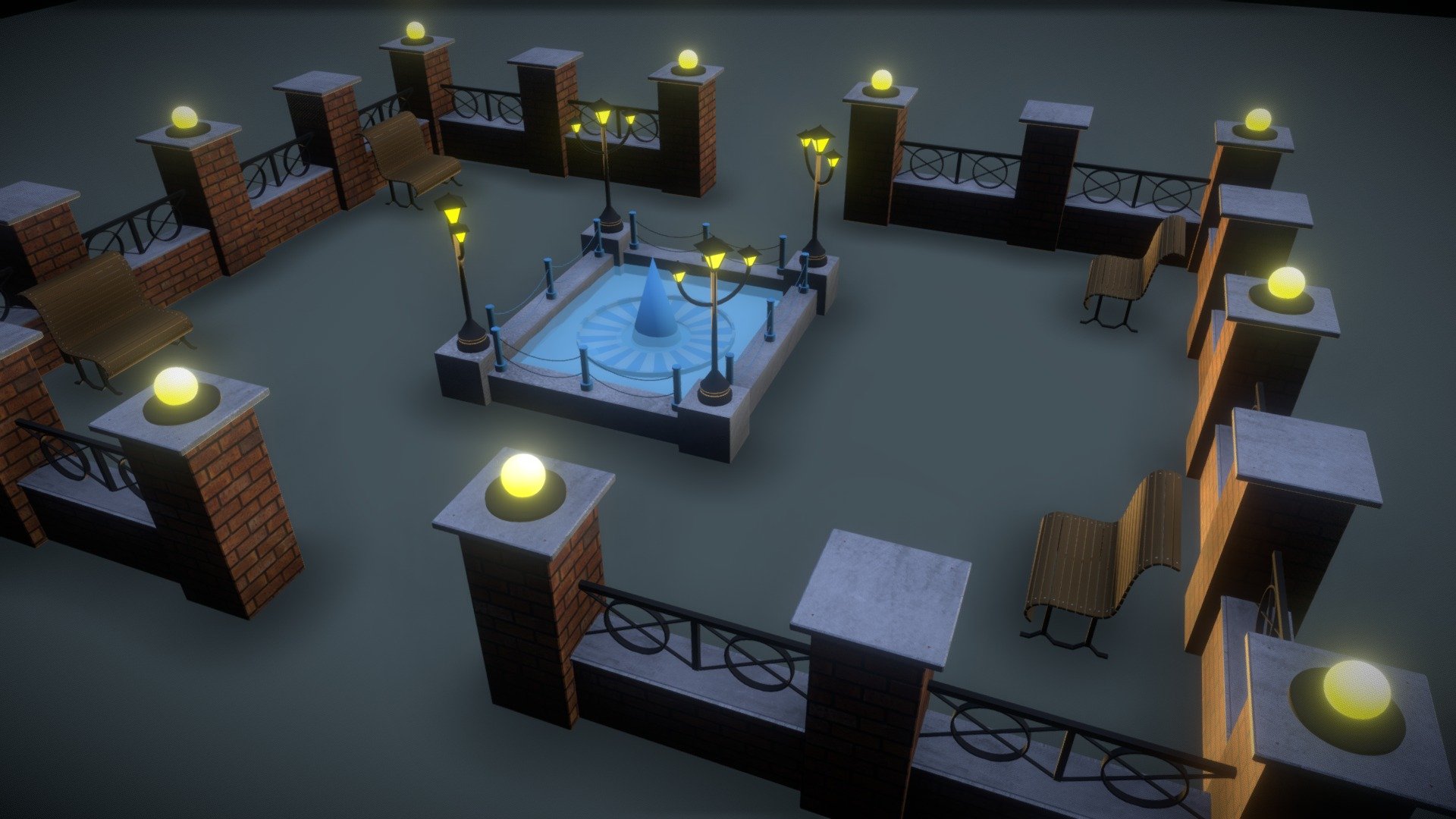 Simple Park - Buy Royalty Free 3D model by The Design Wonderer (@TDW37 ...