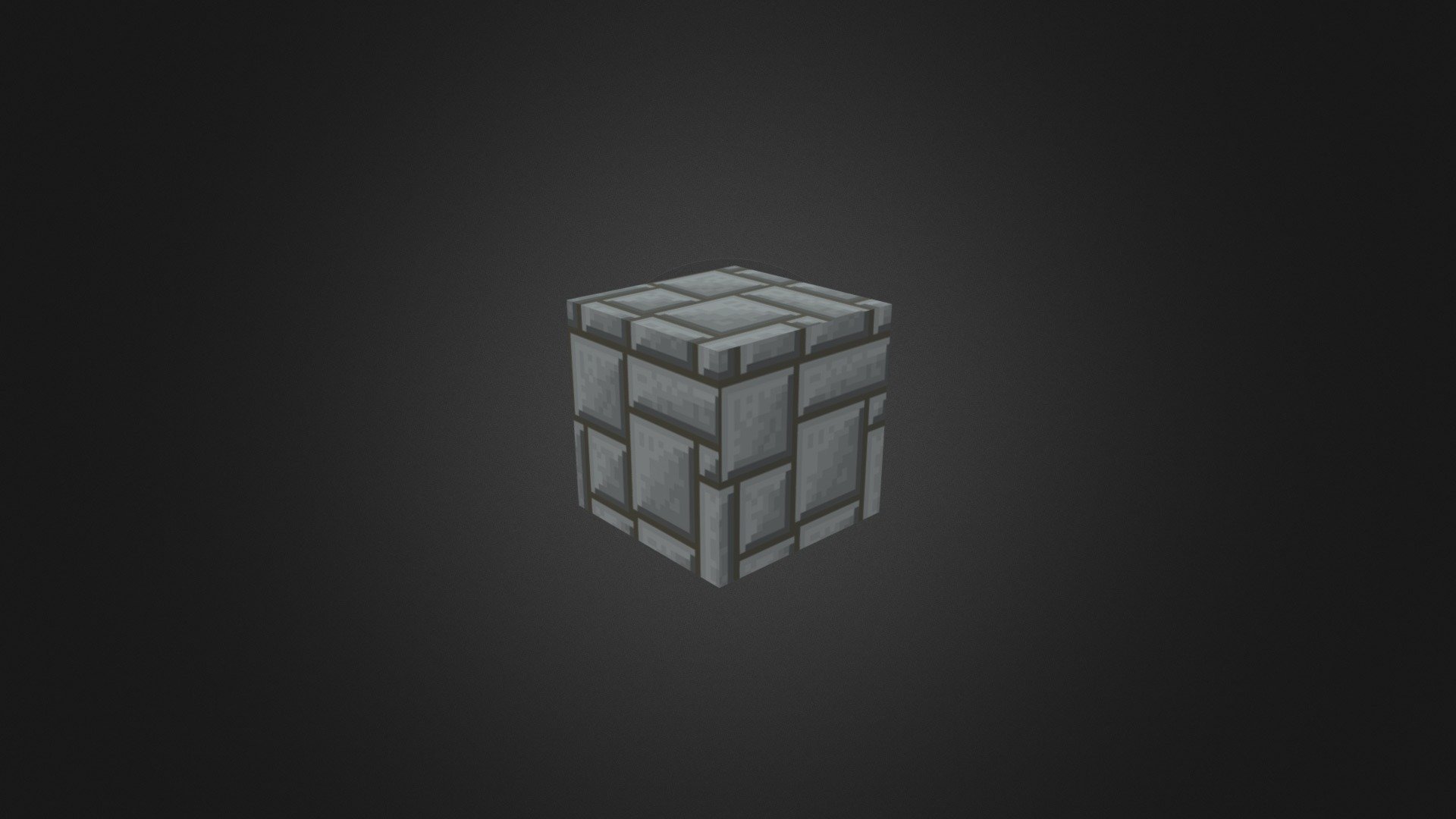 Minecraft Stone Cube x iayseozdemir - Download Free 3D model by iayseozdemir [e4f786d] - Sketchfab