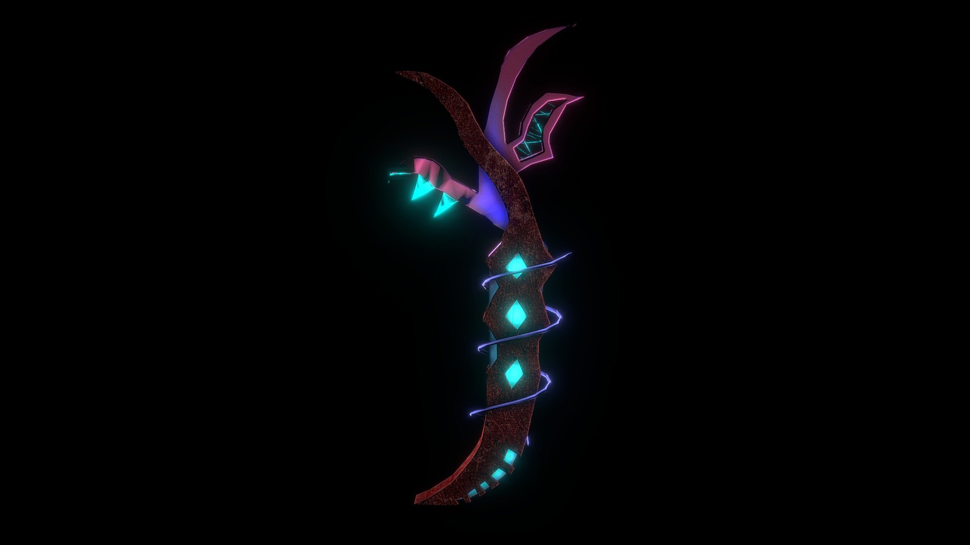 Dragon Fantasy Weapon - 3D model by paulawalasek [e4f82d2] - Sketchfab