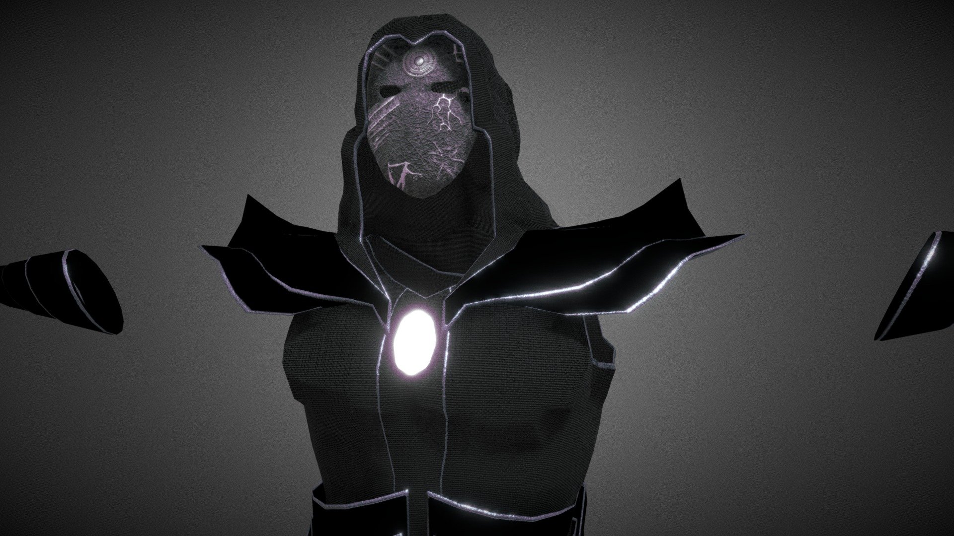Shadow Magician's Outfit - 3D model by dgonlinebr [e4f83d9] - Sketchfab
