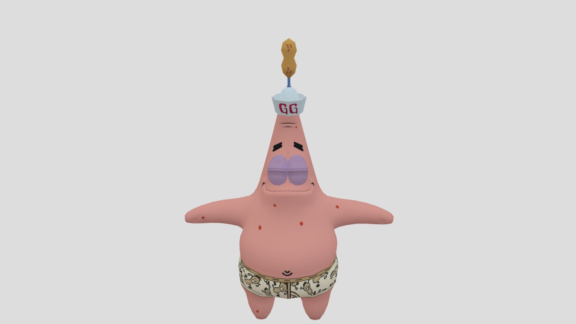 The SpongeBob Movie - Patrick Goofy Goober - Download Free 3D model by ...
