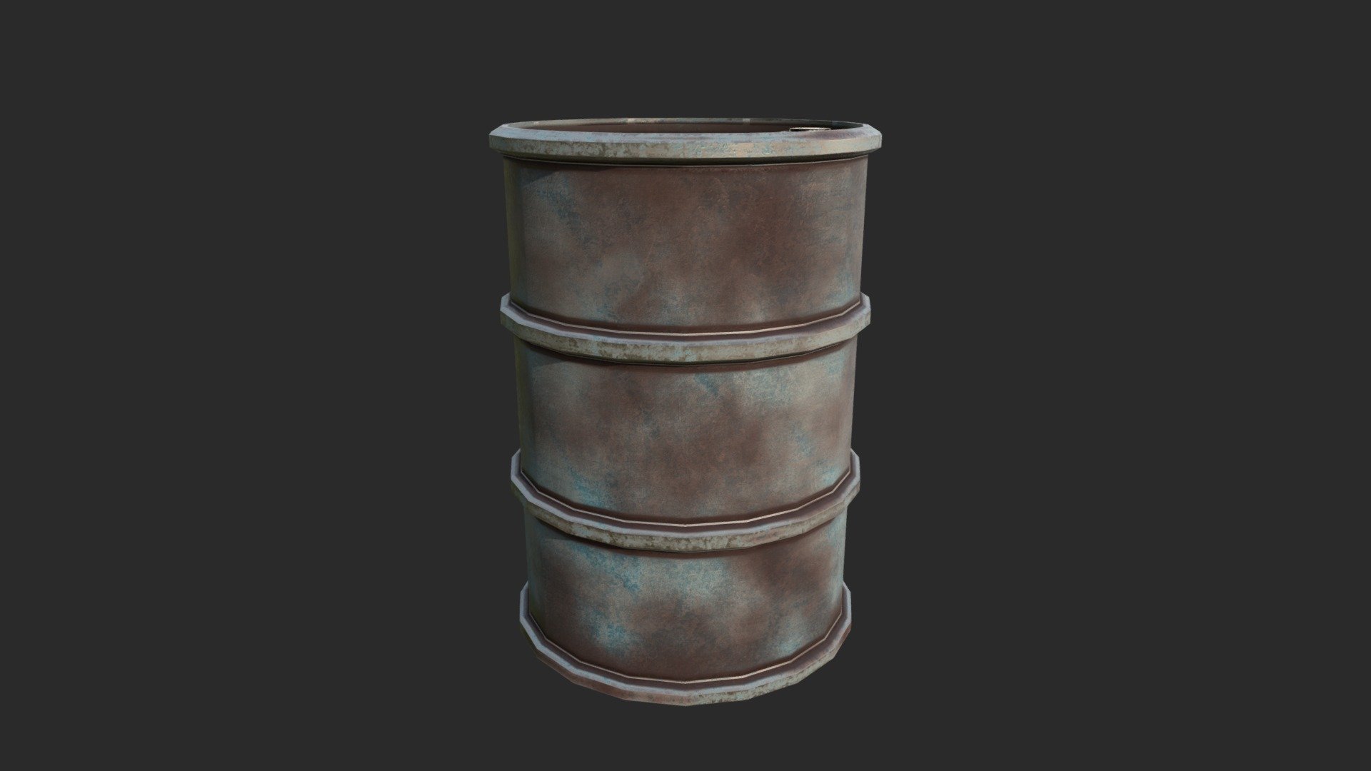 Metal Barrel - Download Free 3D model by amy (@amymorri) [e4f8df4 ...