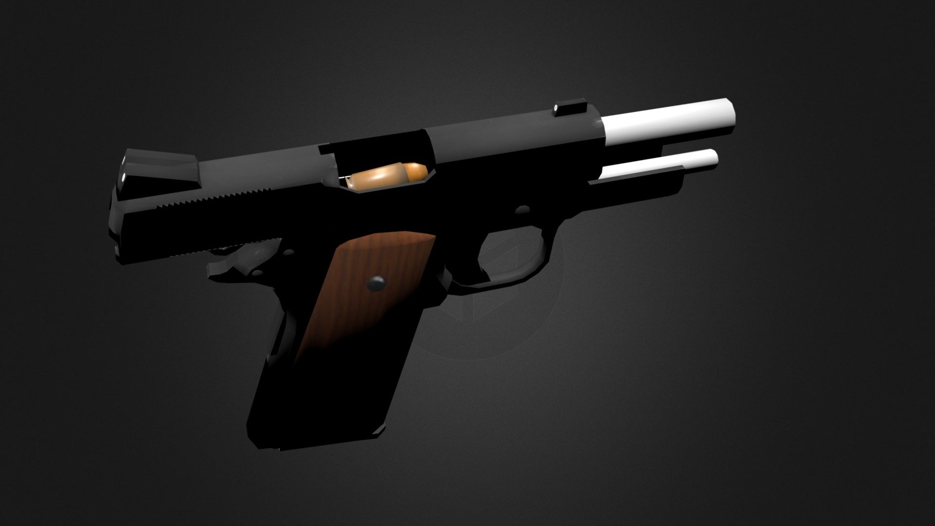 1911 Compact - Download Free 3D model by ishotdeadman [e4fcedb] - Sketchfab