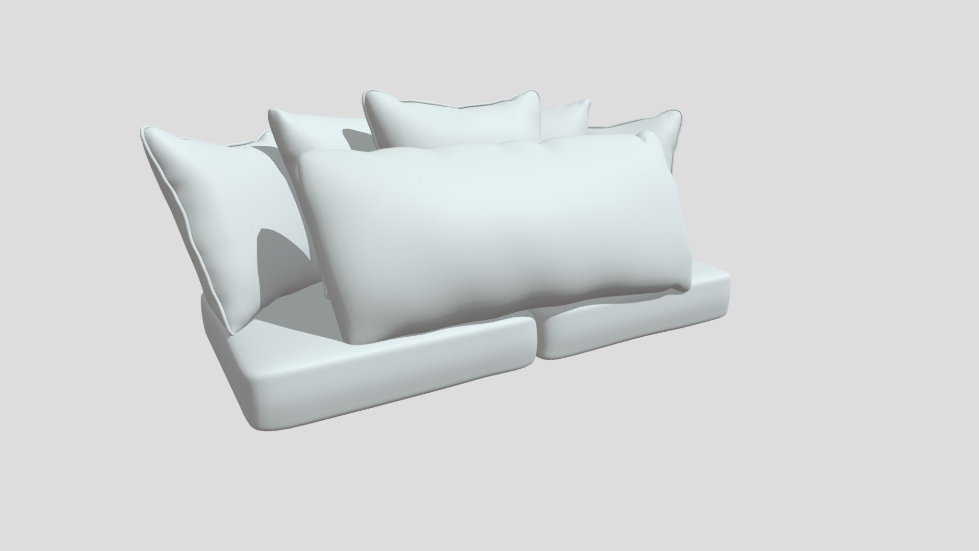 cushions - 3D model by Panda (@Panda_..) [e4fda84] - Sketchfab