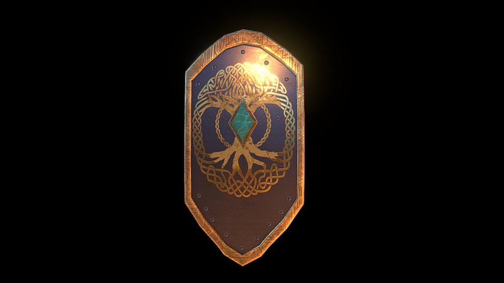 Dwarf Shield - 3D model by Horus3dart (@karazux) [e4fe422] - Sketchfab