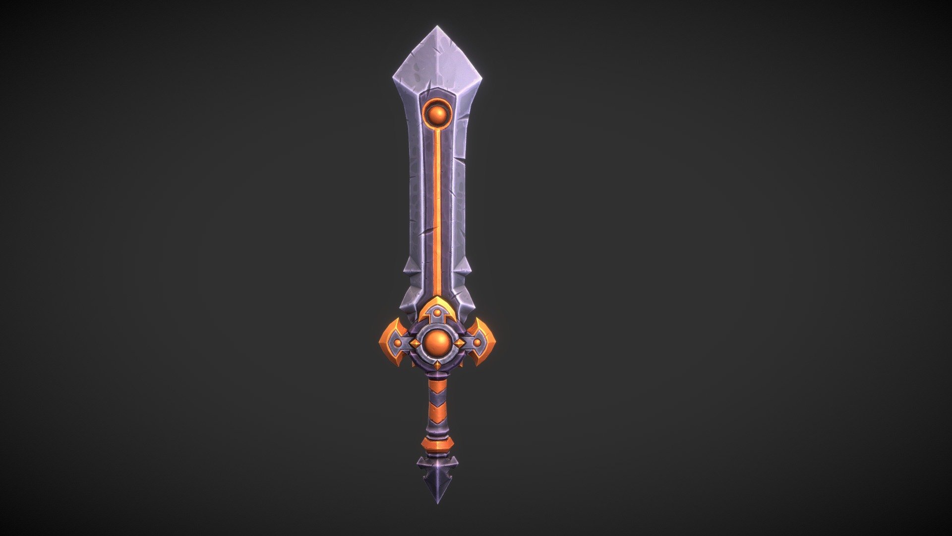 Stylized Blade - 3D model by Hai NT (@haint1101) [e4fea1a] - Sketchfab