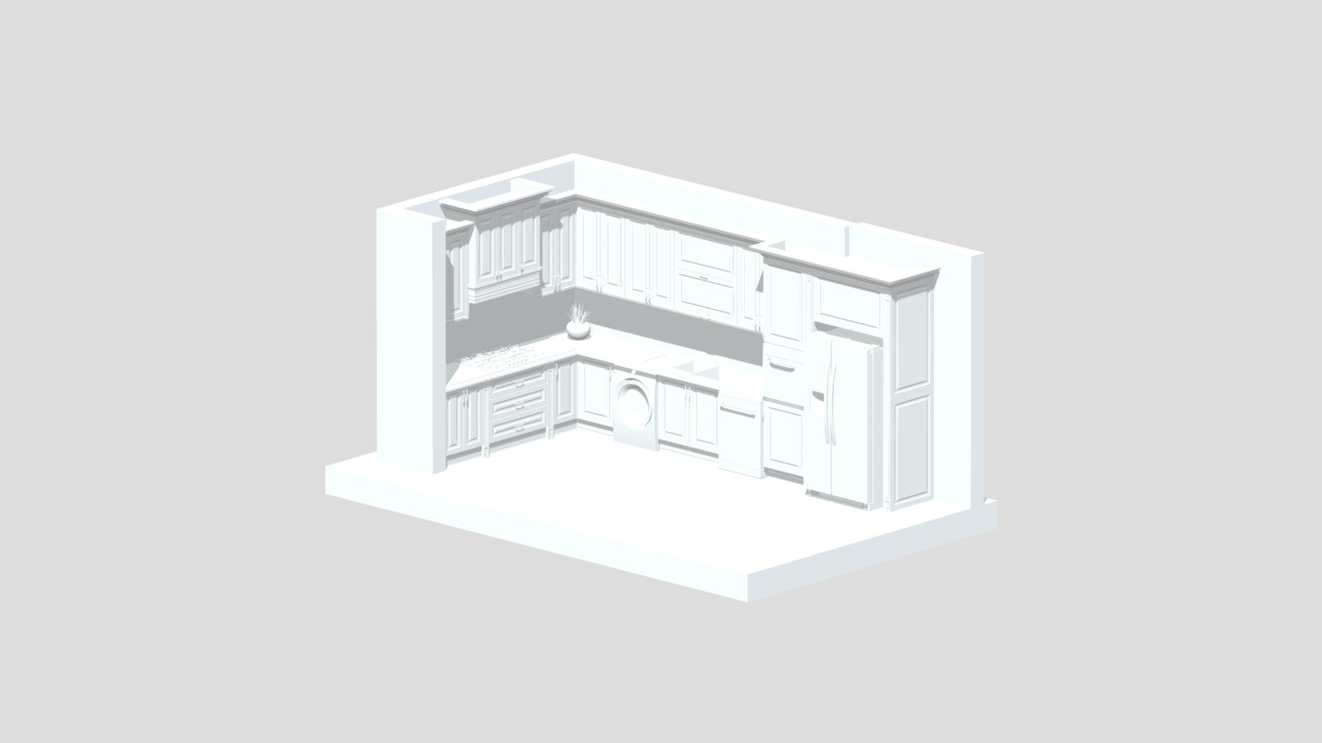 Classic Kitchen - Download Free 3D model by behzadbhri [e4feb02 ...