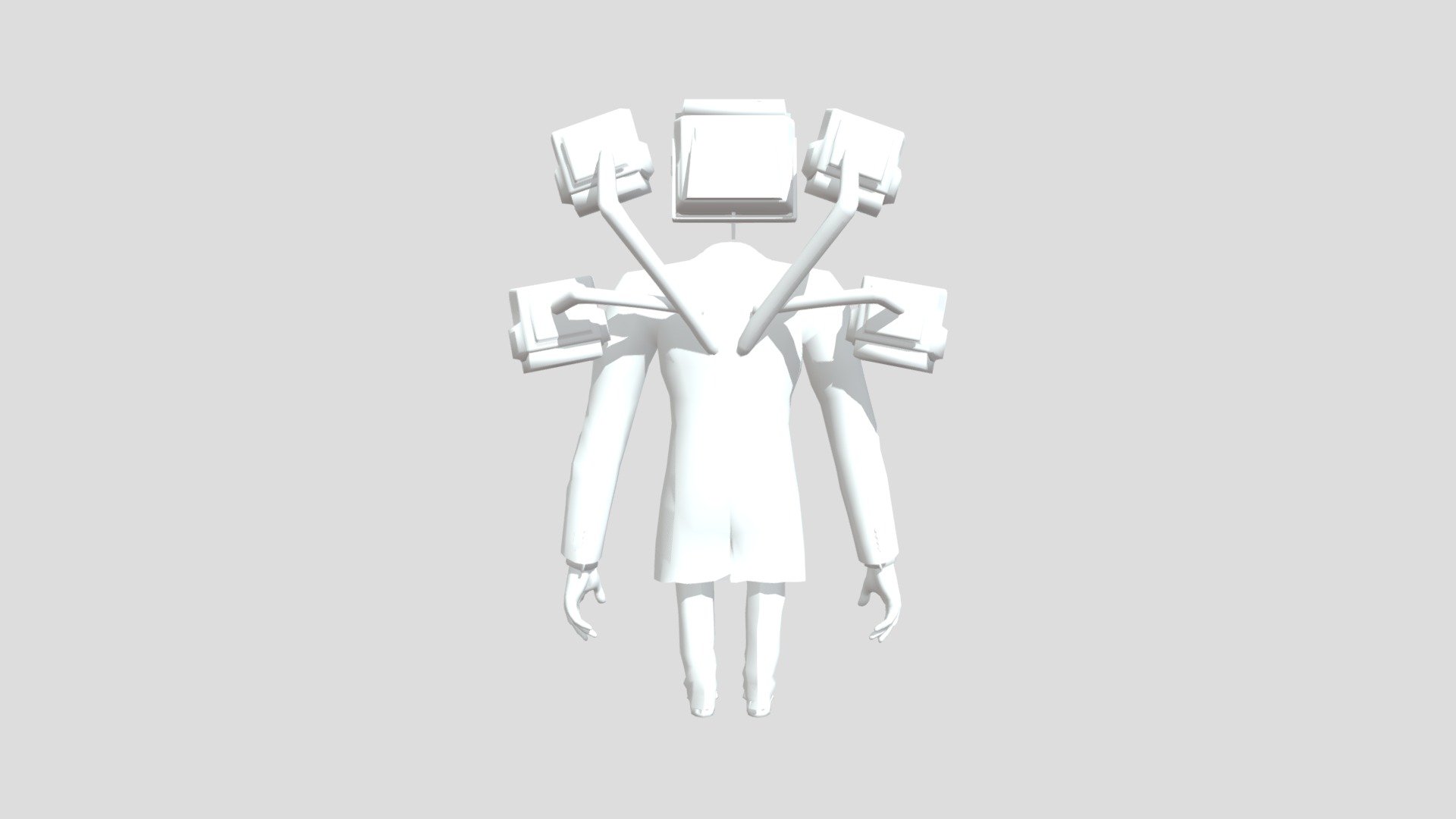 Large Tv Man But More Accurate - Download Free 3D model by AspAscon3D ...