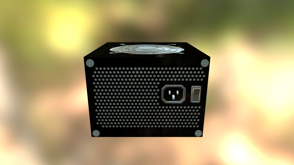 Power Supply - 3D model by MeganJT [e4ff6d0] - Sketchfab