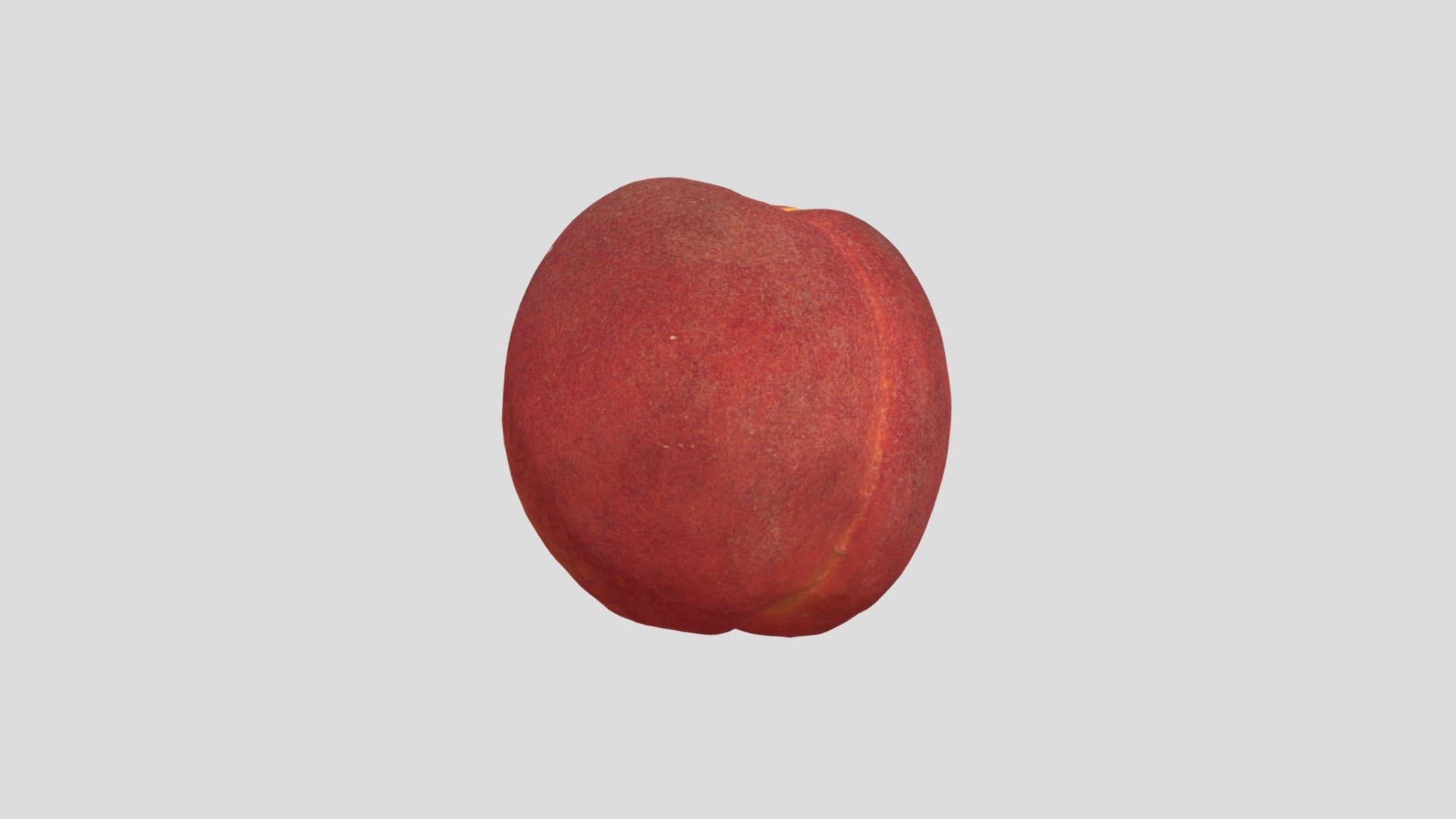 (OBJ)A Reddish Peach一个微红的桃子 - Download Free 3D model by lisenhao ...