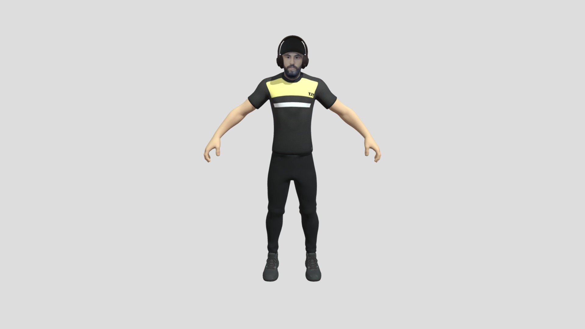 XXYJYXX model skin (Fortnite Style) - 3D model by OMARKINGGAME [e504176 ...