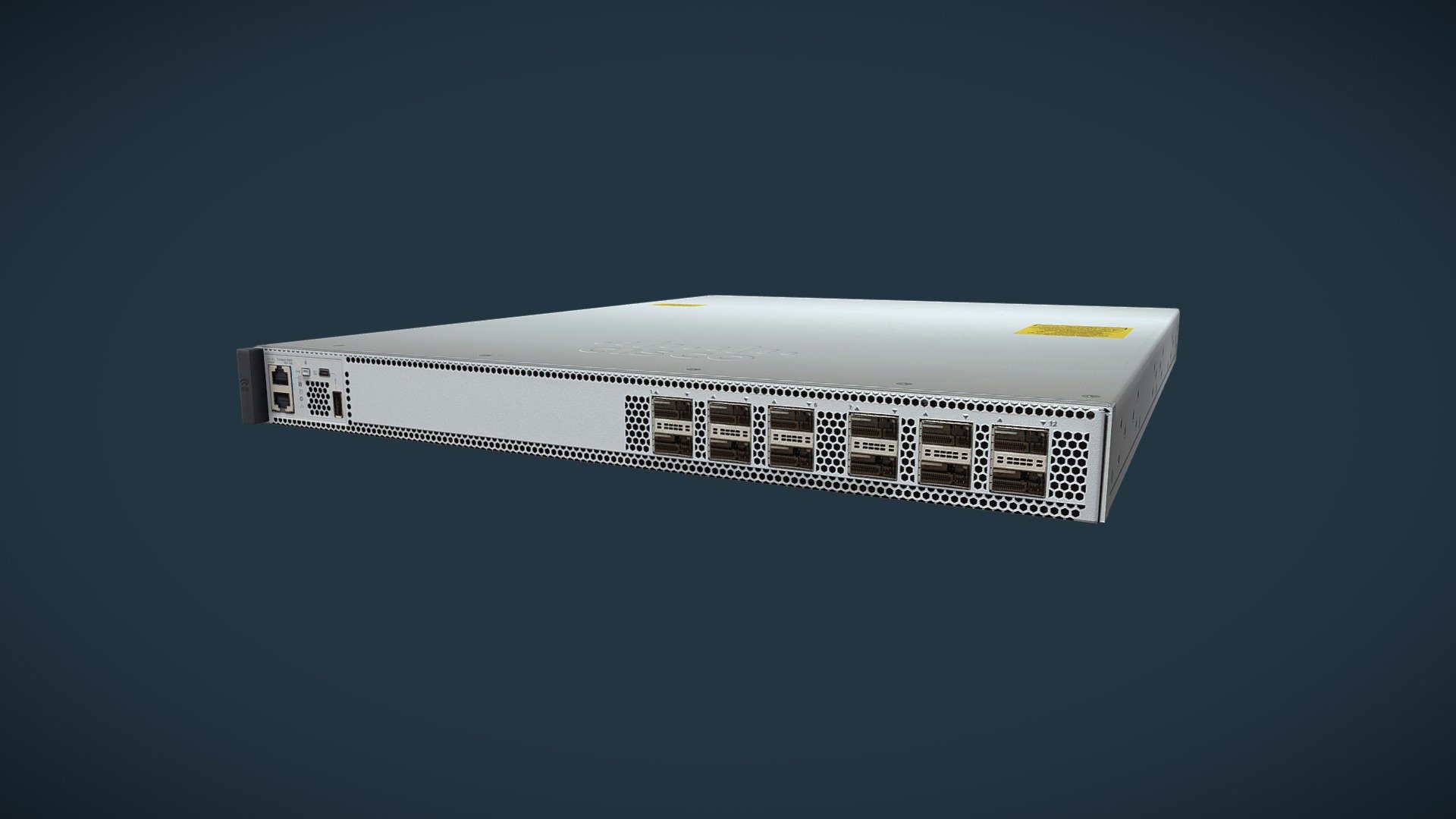 C9500-12Q - 3D model by Cisco IBNG media [e5043fd] - Sketchfab