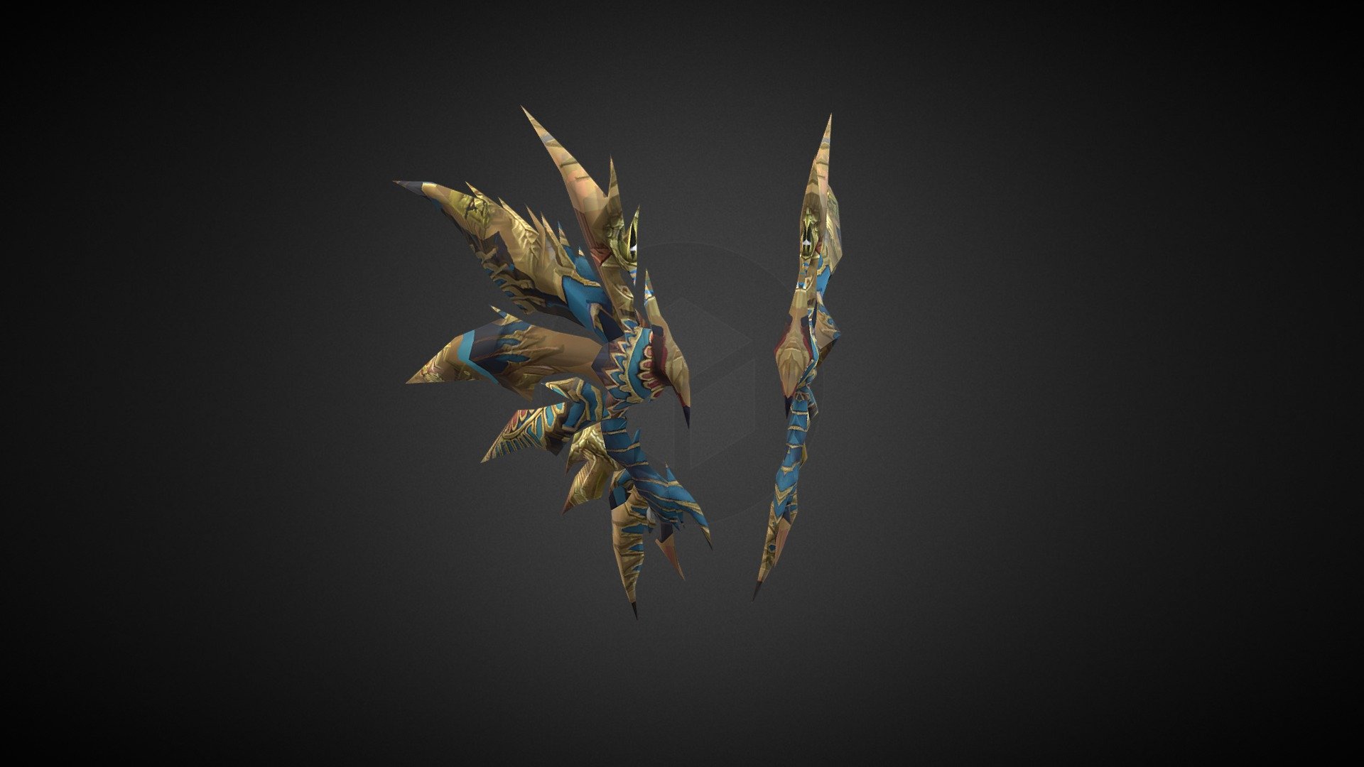 Animated character wing RPG - 3D model by DeepZone (@DeepZone3D ...