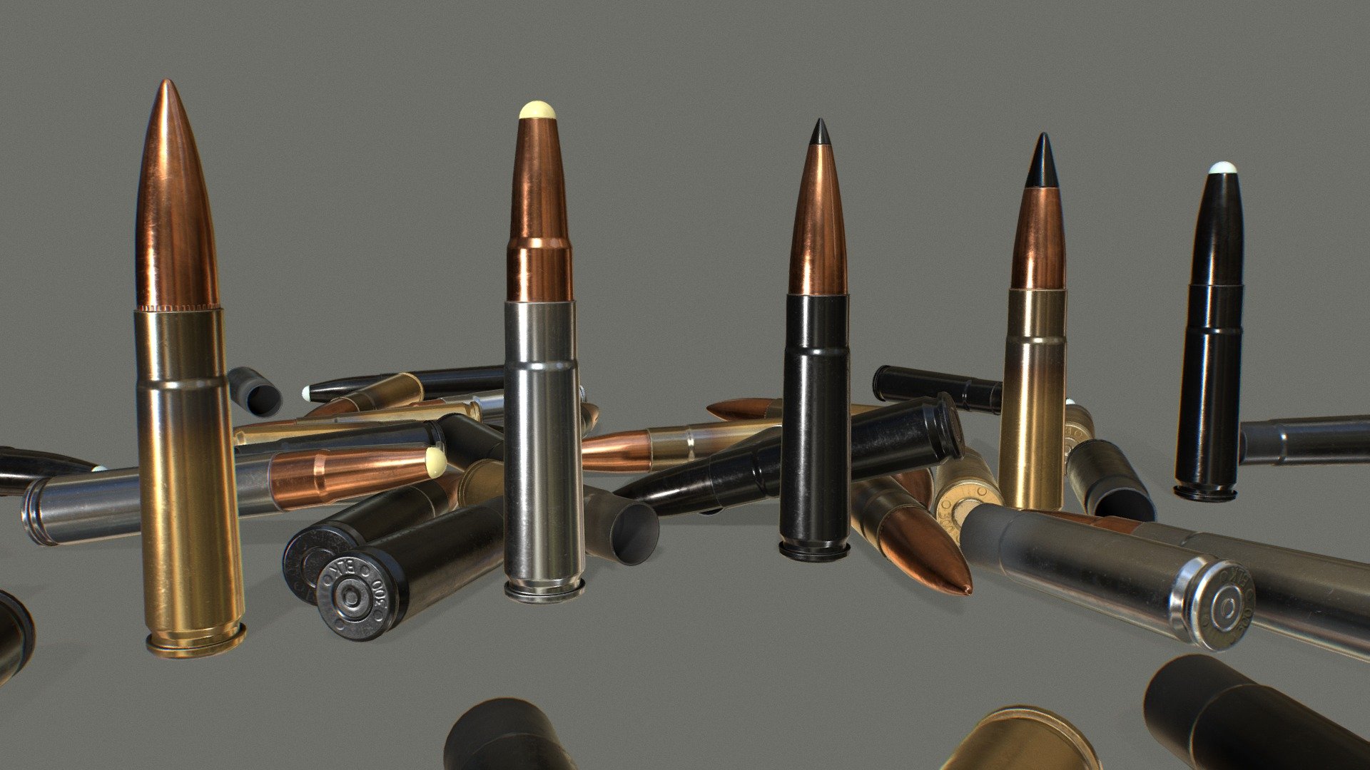 300 Blackout Ammo Pack - .300 AAC BLK Cartridges - Buy Royalty Free 3D ...