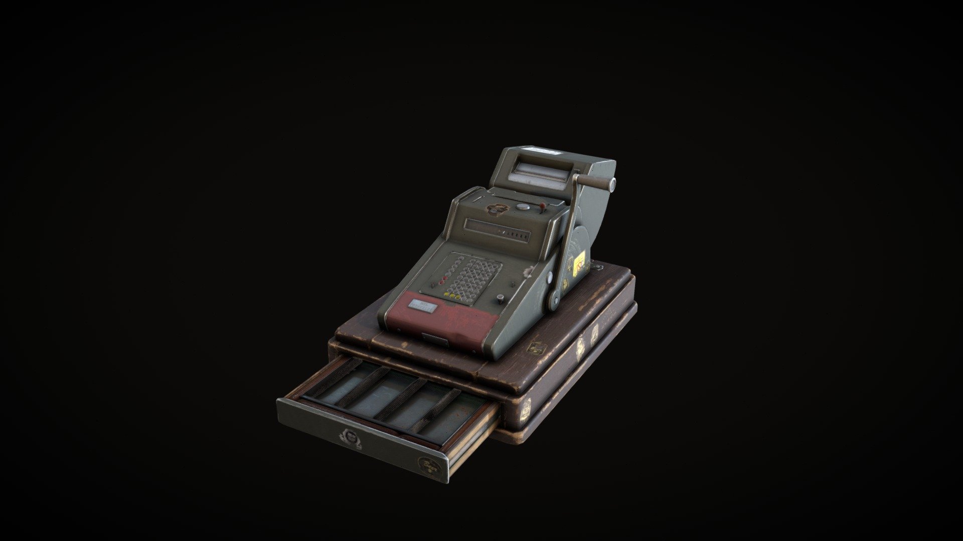 Cash Register - 3D model by Hambay [e5080ae] - Sketchfab