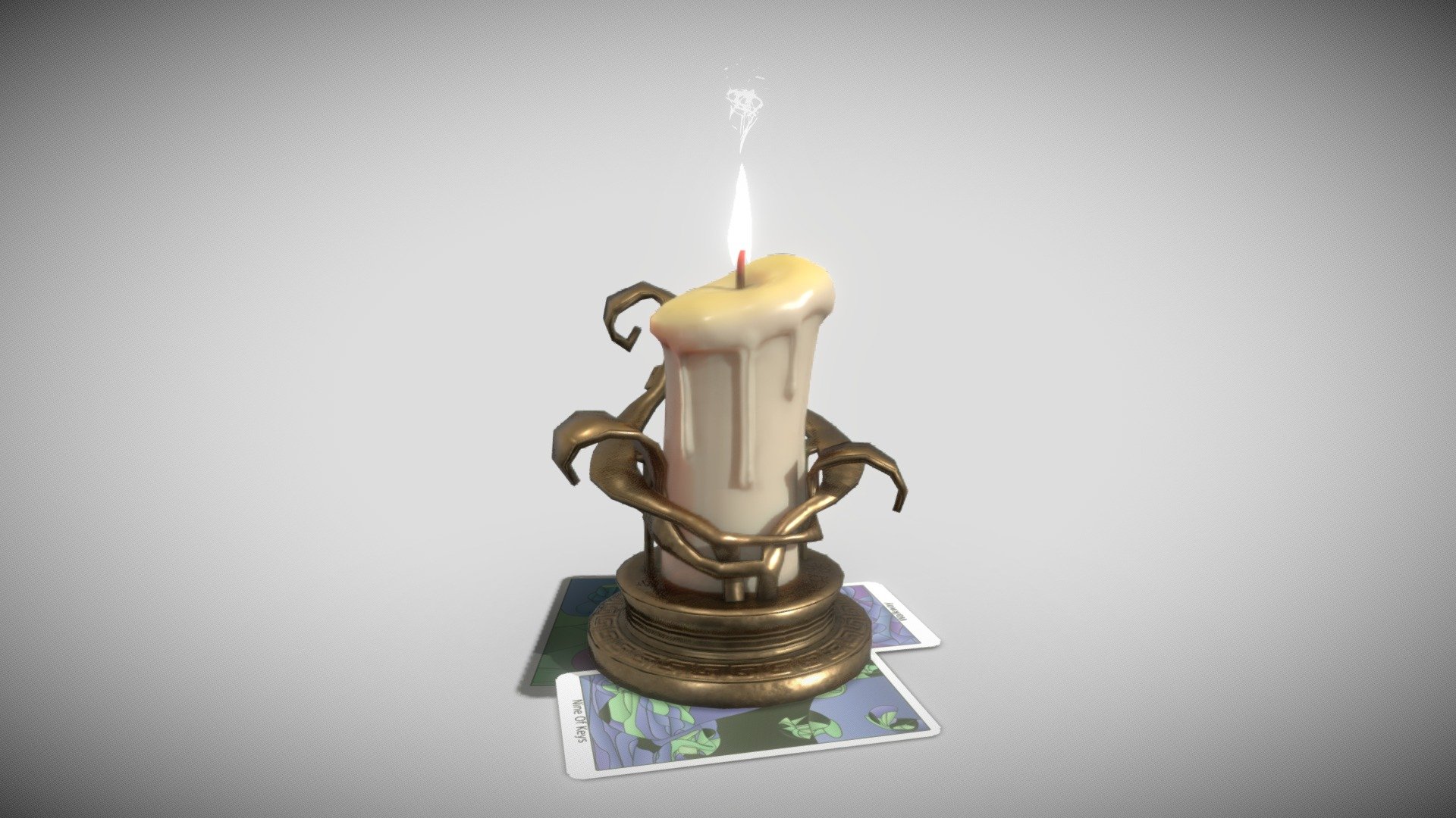 Stylized rithual candle - 3D model by romatka4enko [e508f92] - Sketchfab