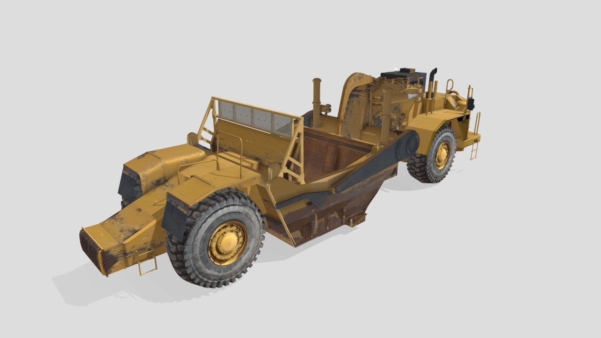 Syncrude CAT 631G Scraper - 3D model by The Learning Network ...