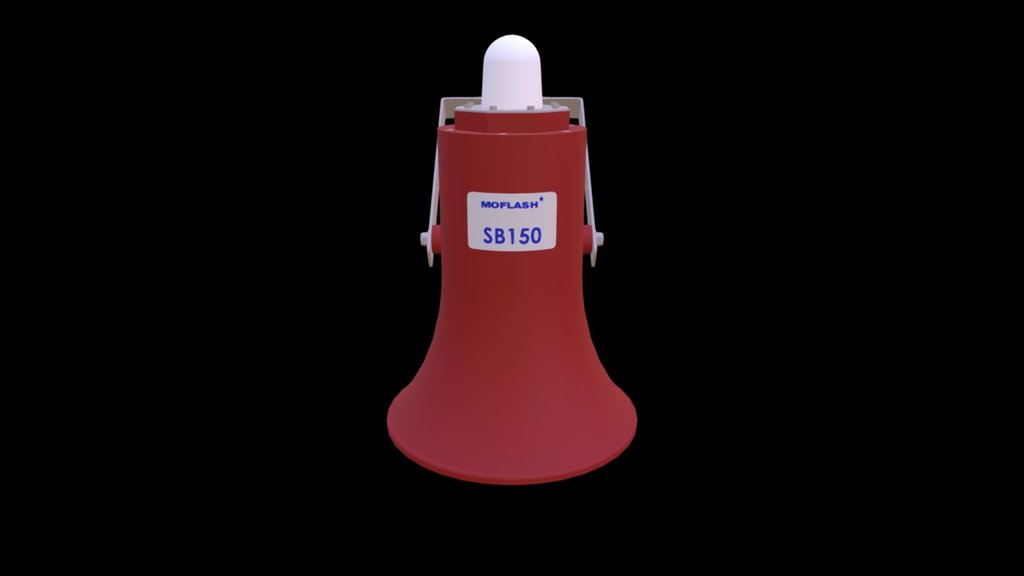 MOFLASH SB150 RED IP66/IP67 - 3D model by BH-eStore [e50cbfc] - Sketchfab