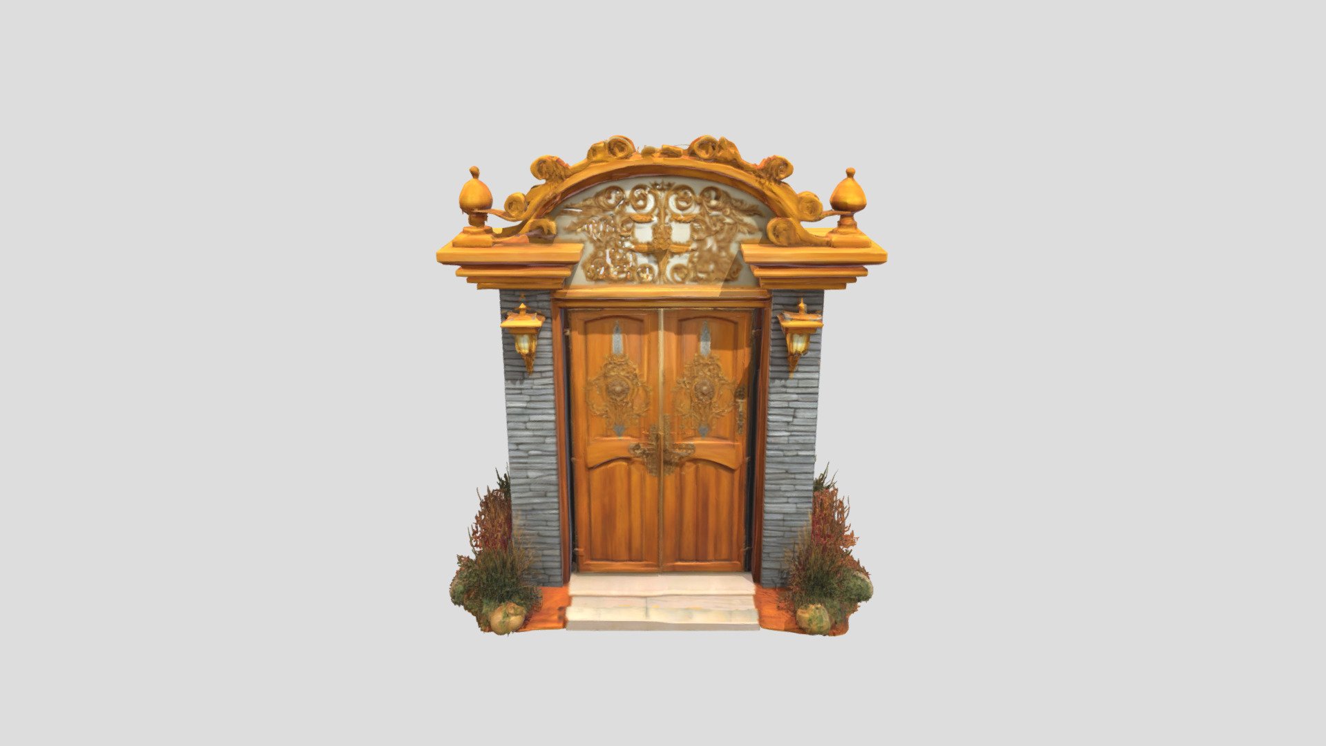 Golden Gateway - Download Free 3D model by Ar3Designer [e50d405 ...