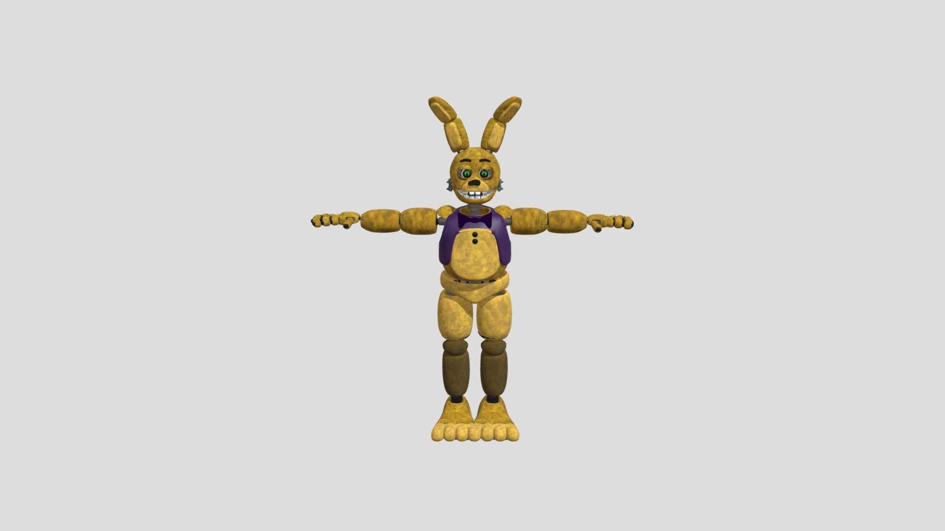 Stylized Springbonnie by meh (UPDATED) - Download Free 3D model by Grey ...