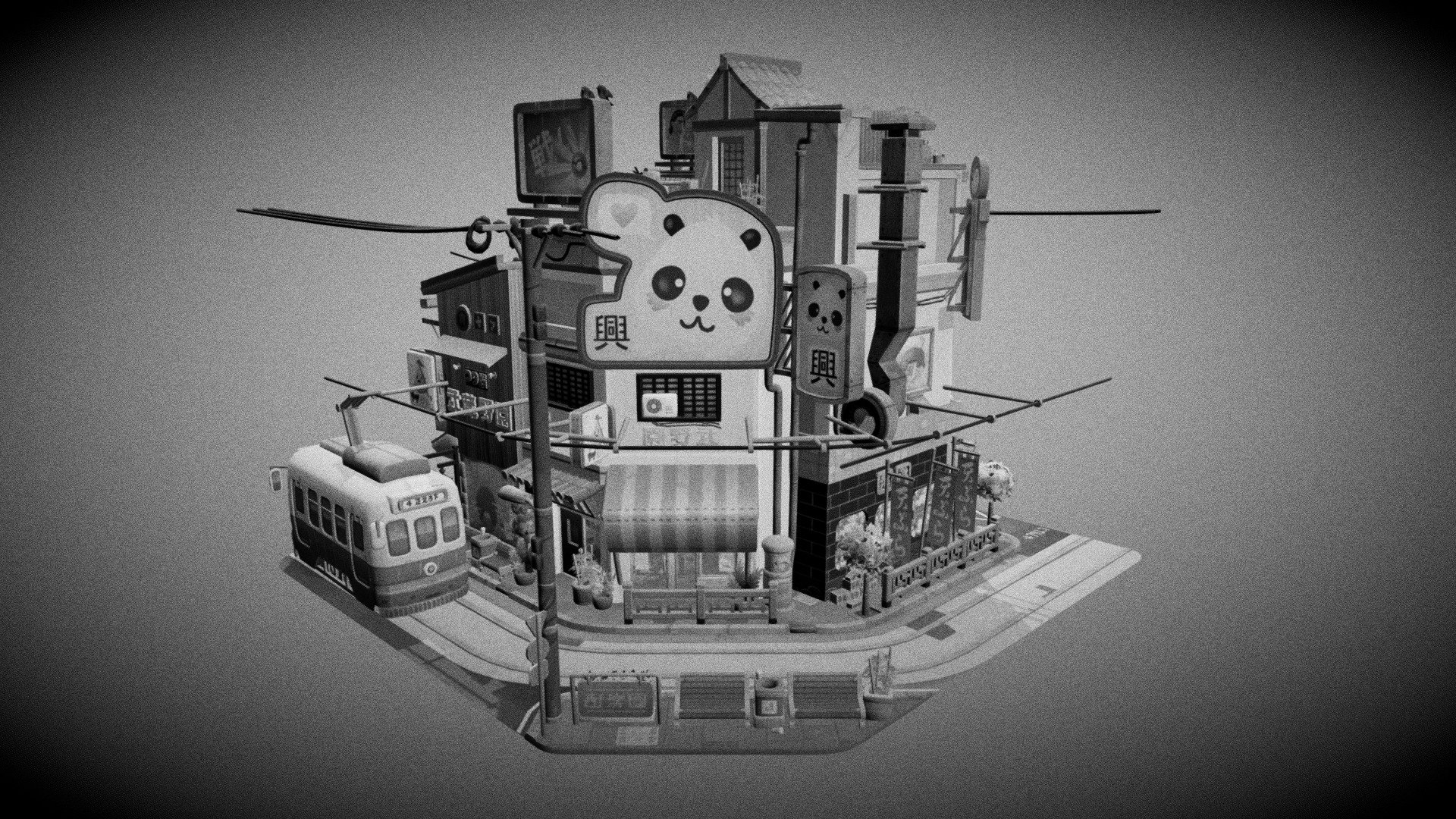 Littlest Tokyo Years 30 - Editor challenge - 3D model by Ergoni ...